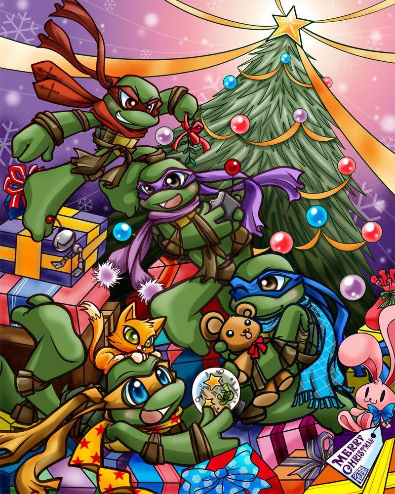 Ninja Turtle Christmas Wallpapers - Top Free Ninja Turtle Christmas ...