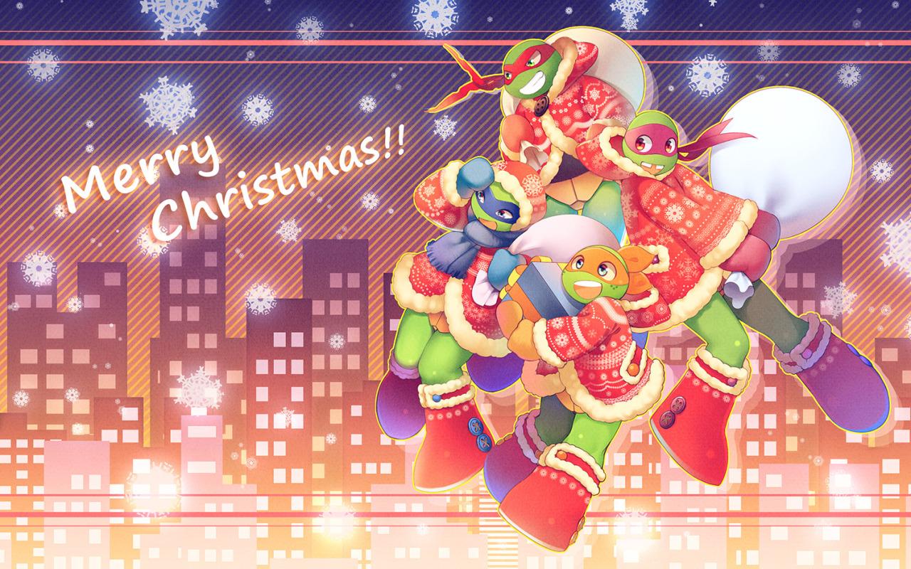 Ninja Turtle Christmas Wallpapers - Top Free Ninja Turtle Christmas ...