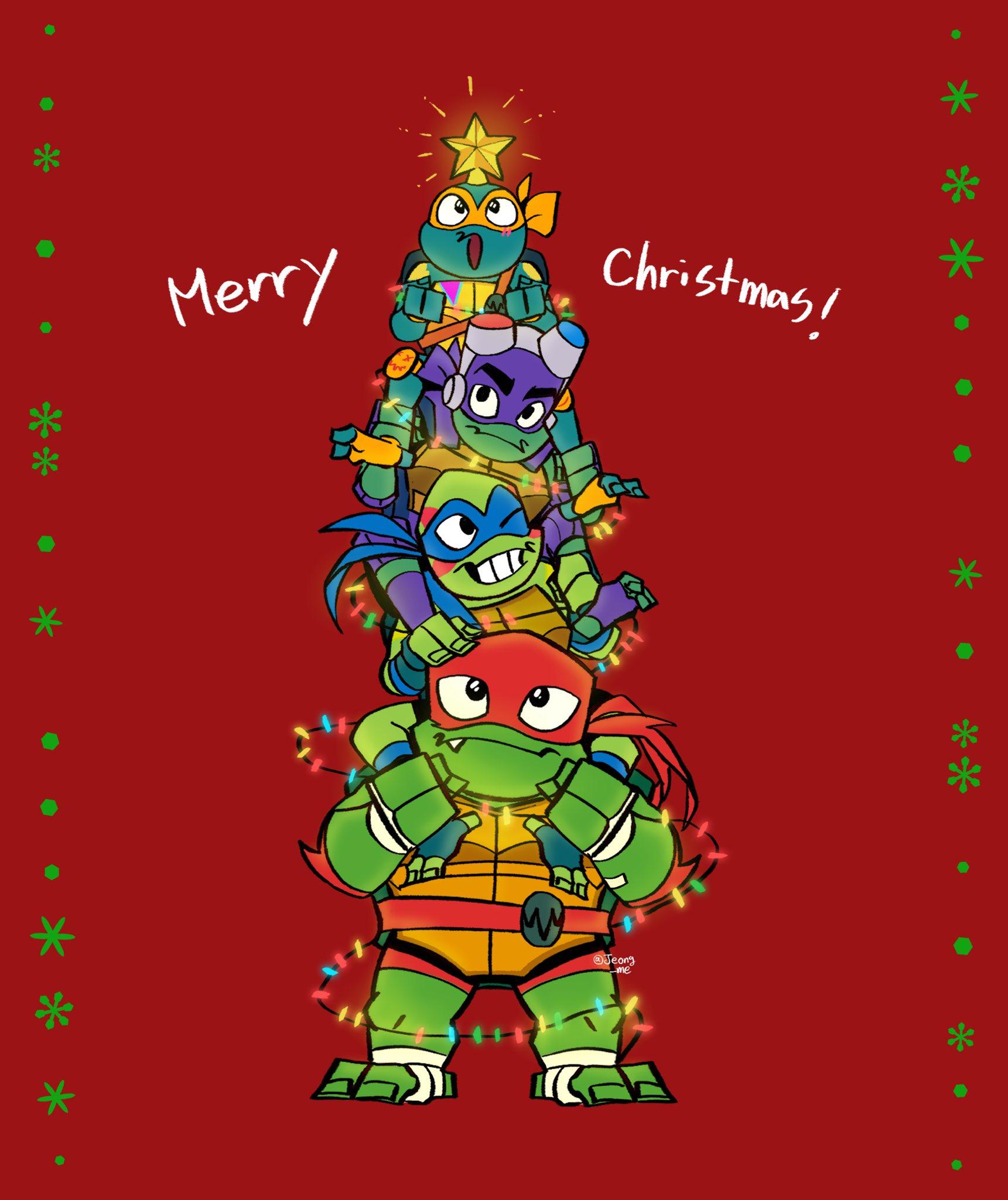 Ninja Turtle Christmas Wallpapers - Top Free Ninja Turtle Christmas ...
