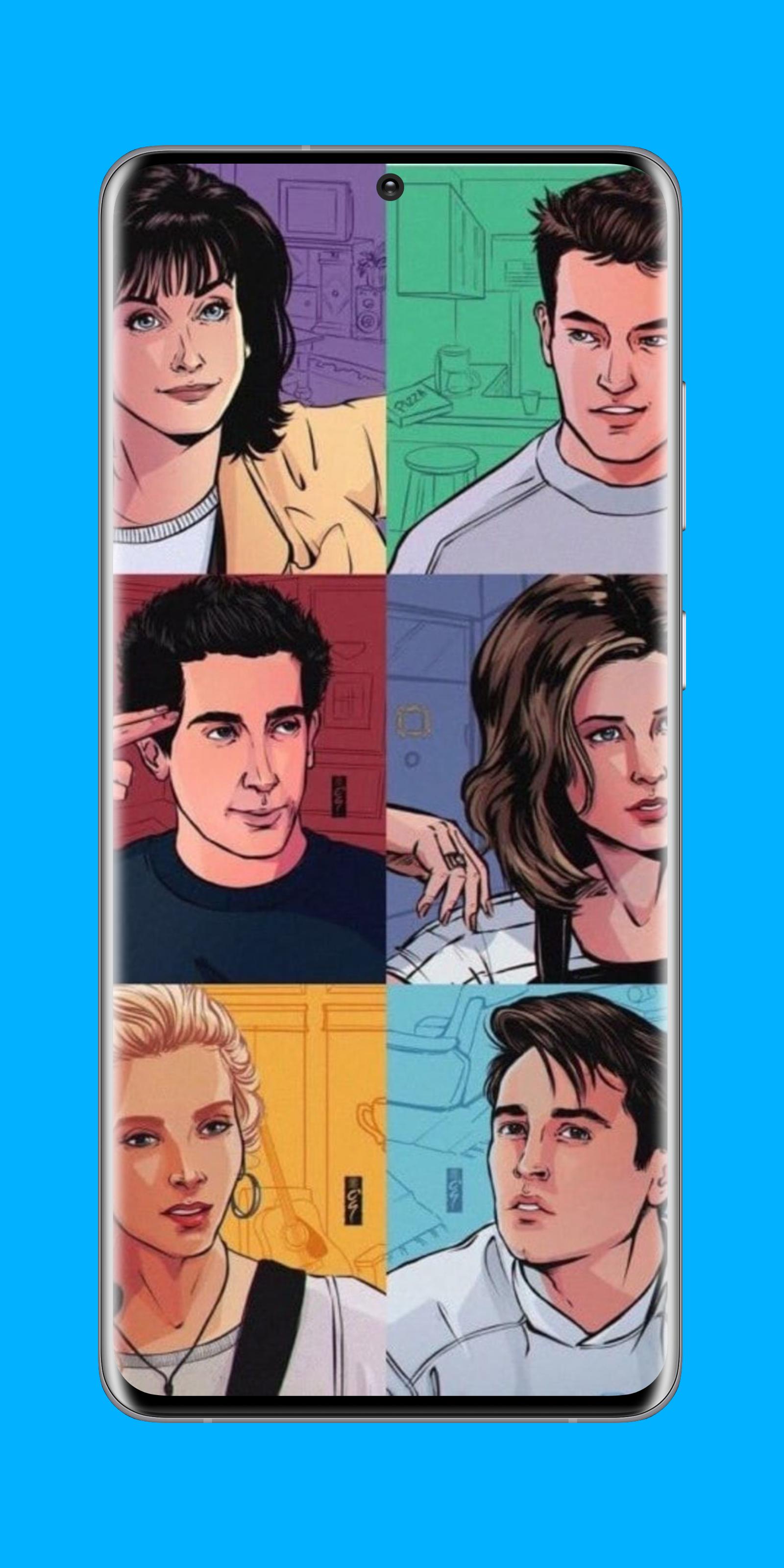 Friends TV Show Cartoon Wallpapers - Top Free Friends TV Show Cartoon ...