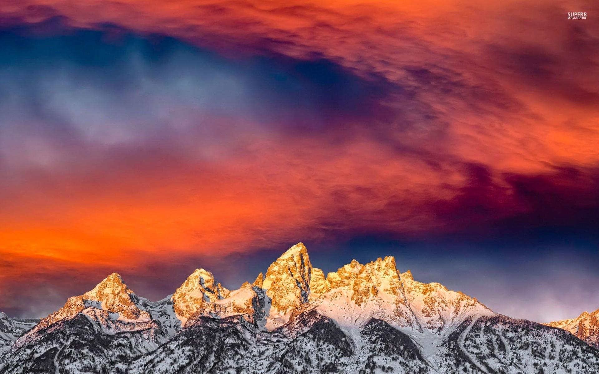 Red Snow Sunset Wallpapers - Top Free Red Snow Sunset Backgrounds ...