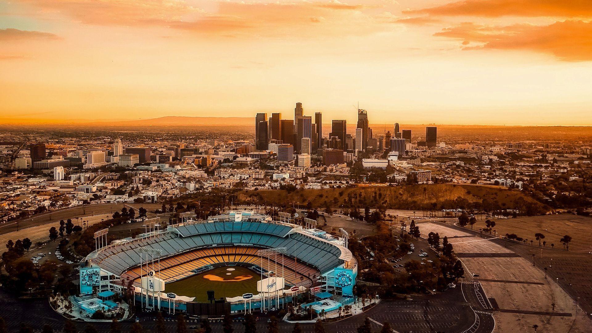 Los Angeles Skyline Wallpapers - Top Free Los Angeles Skyline ...