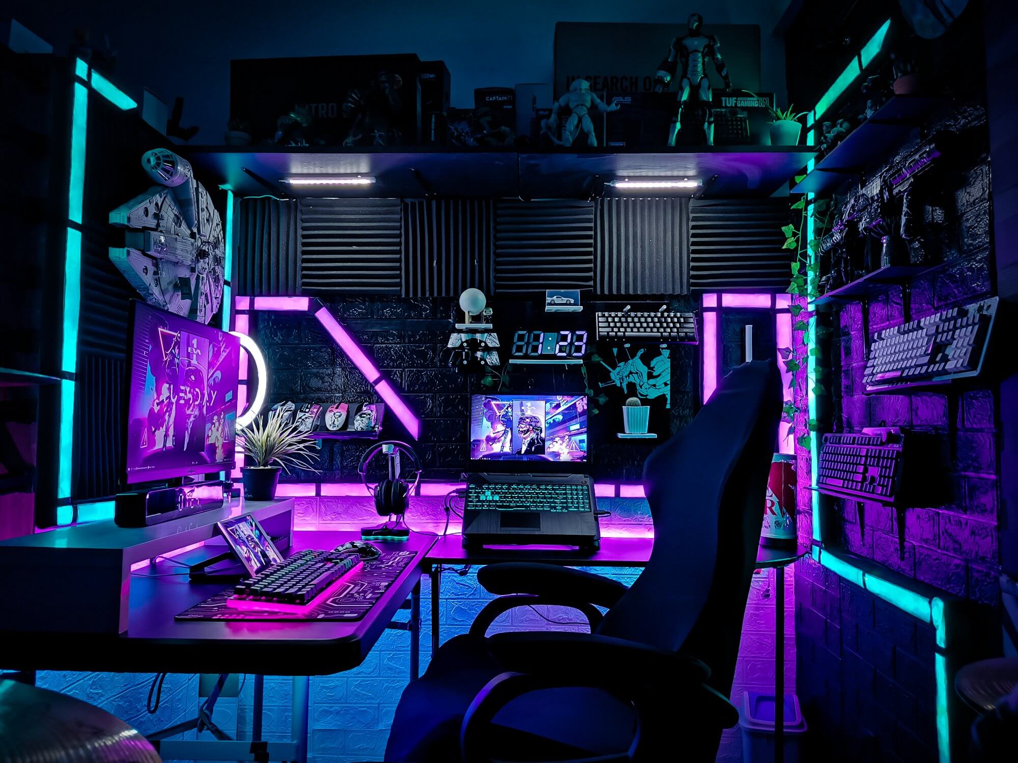 Anime Gaming Setup Wallpapers - Top Free Anime Gaming Setup Backgrounds ...