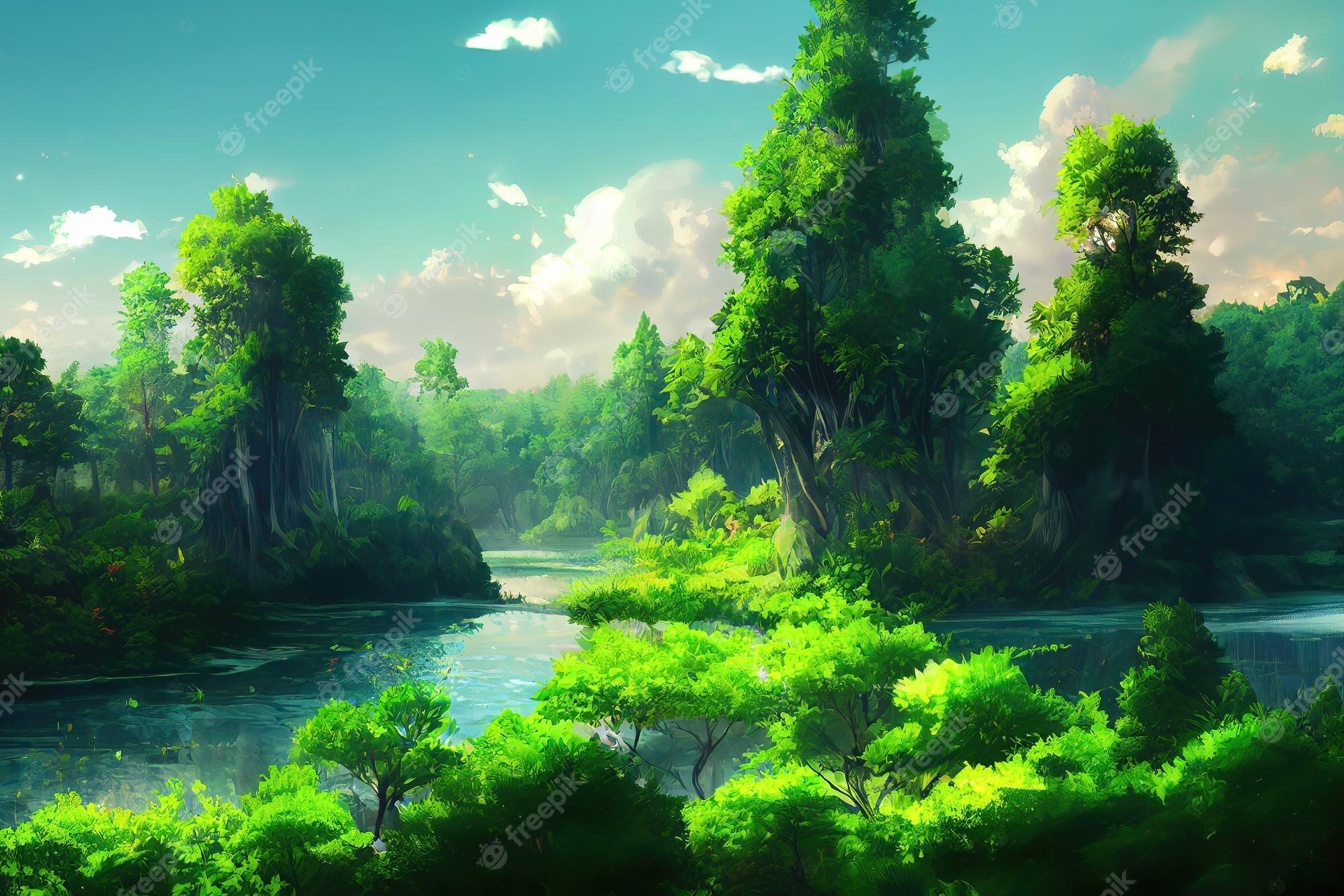 River Anime Wallpapers - Top Free River Anime Backgrounds - WallpaperAccess
