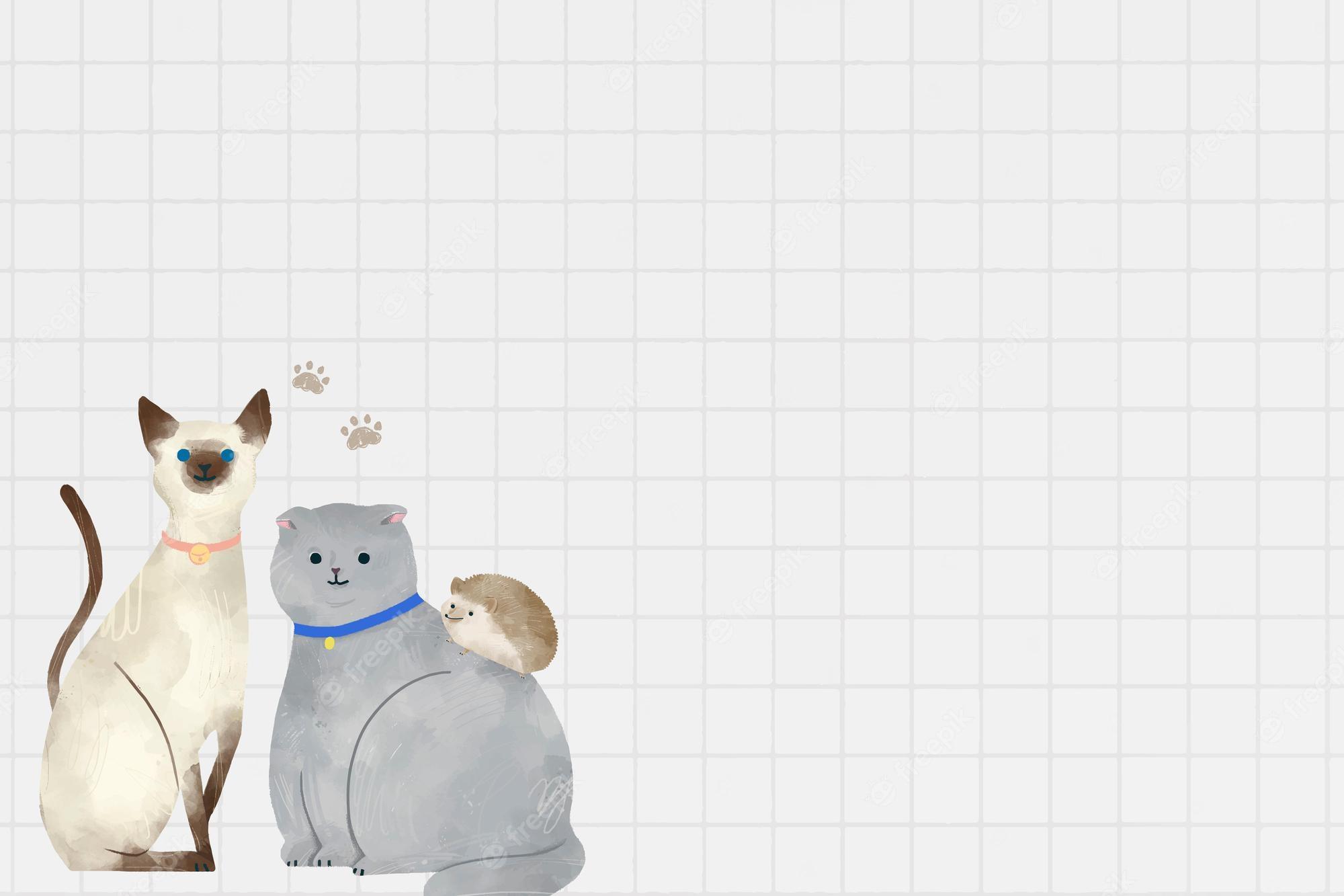 Cat Illustration Wallpapers - Top Free Cat Illustration Backgrounds ...