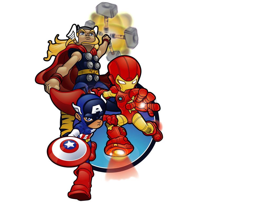 Avengers Chibi Wallpapers - Top Free Avengers Chibi Backgrounds ...