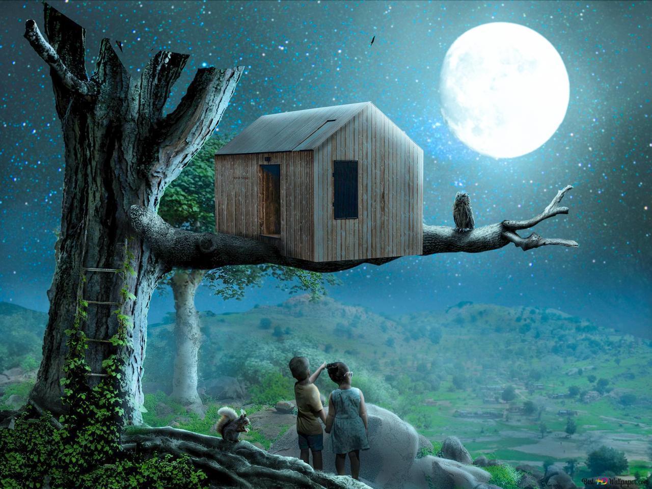 Full Moon Forest Wallpapers - Top Free Full Moon Forest Backgrounds ...