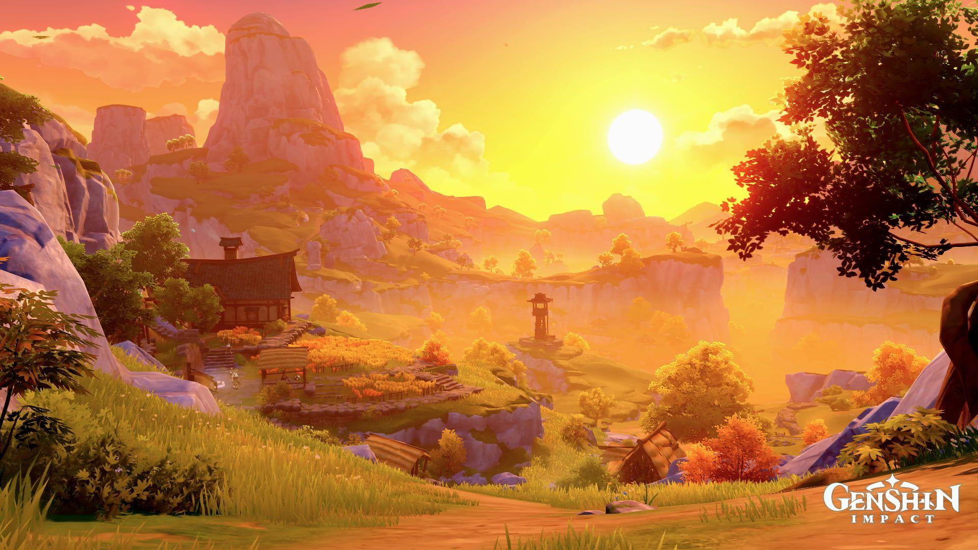 Genshin Impact Scenery Wallpapers - Top Free Genshin Impact Scenery Backgrounds - WallpaperAccess