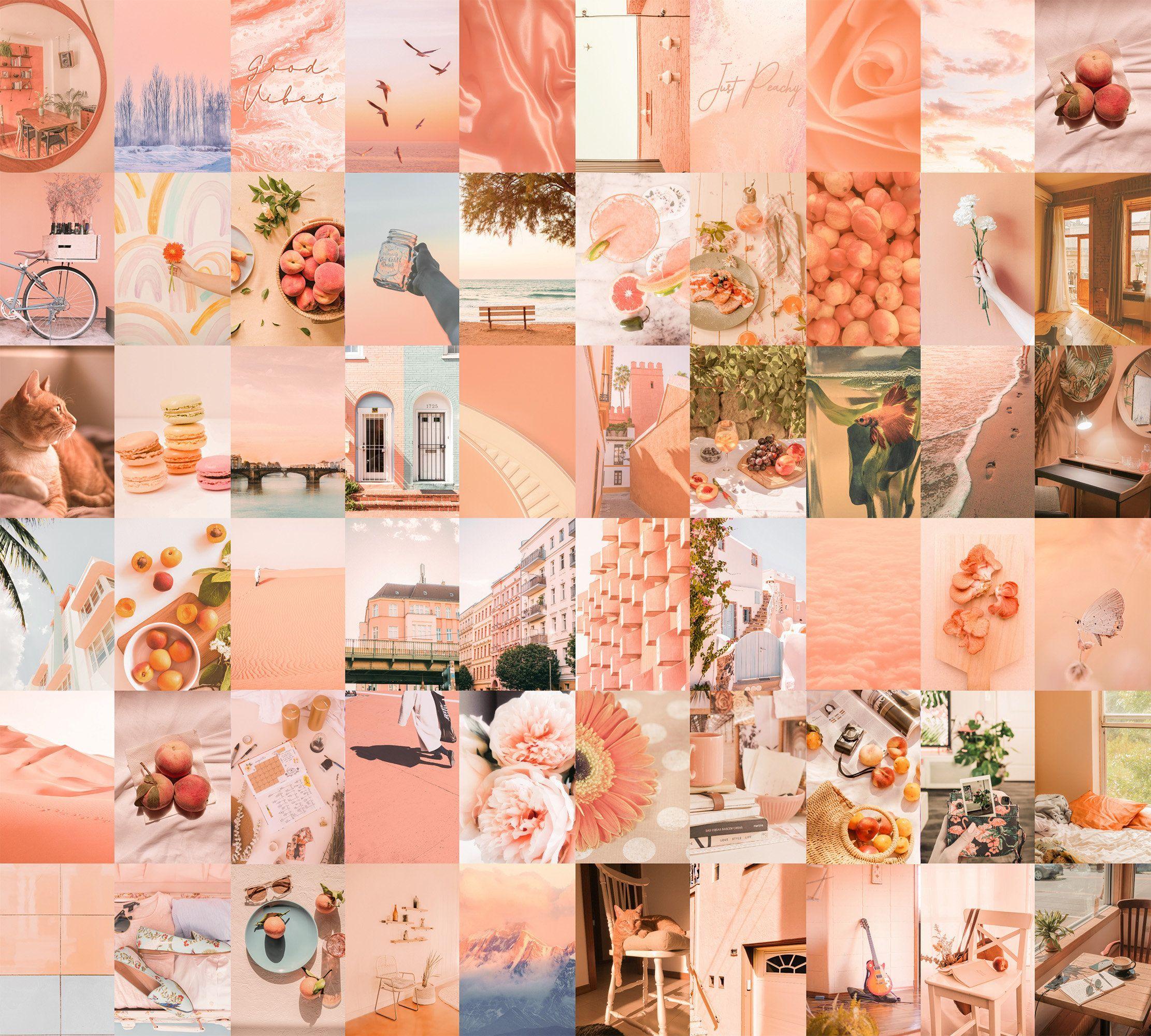 Peach Collage Wallpapers - Top Free Peach Collage Backgrounds ...