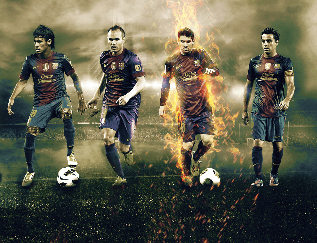 Messi Xavi Iniesta Wallpapers - Top Free Messi Xavi Iniesta Backgrounds ...