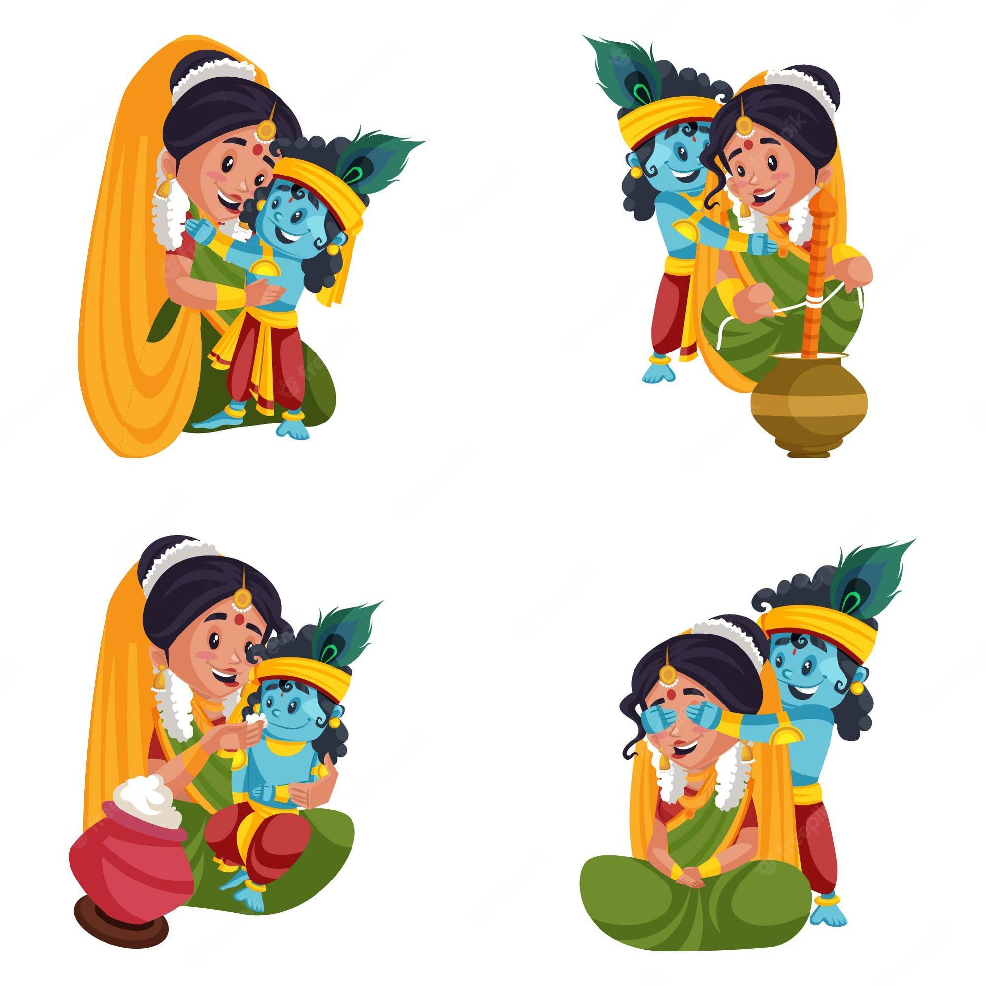 Radha Krishna Cartoon Wallpapers - Top Free Radha Krishna Cartoon ...