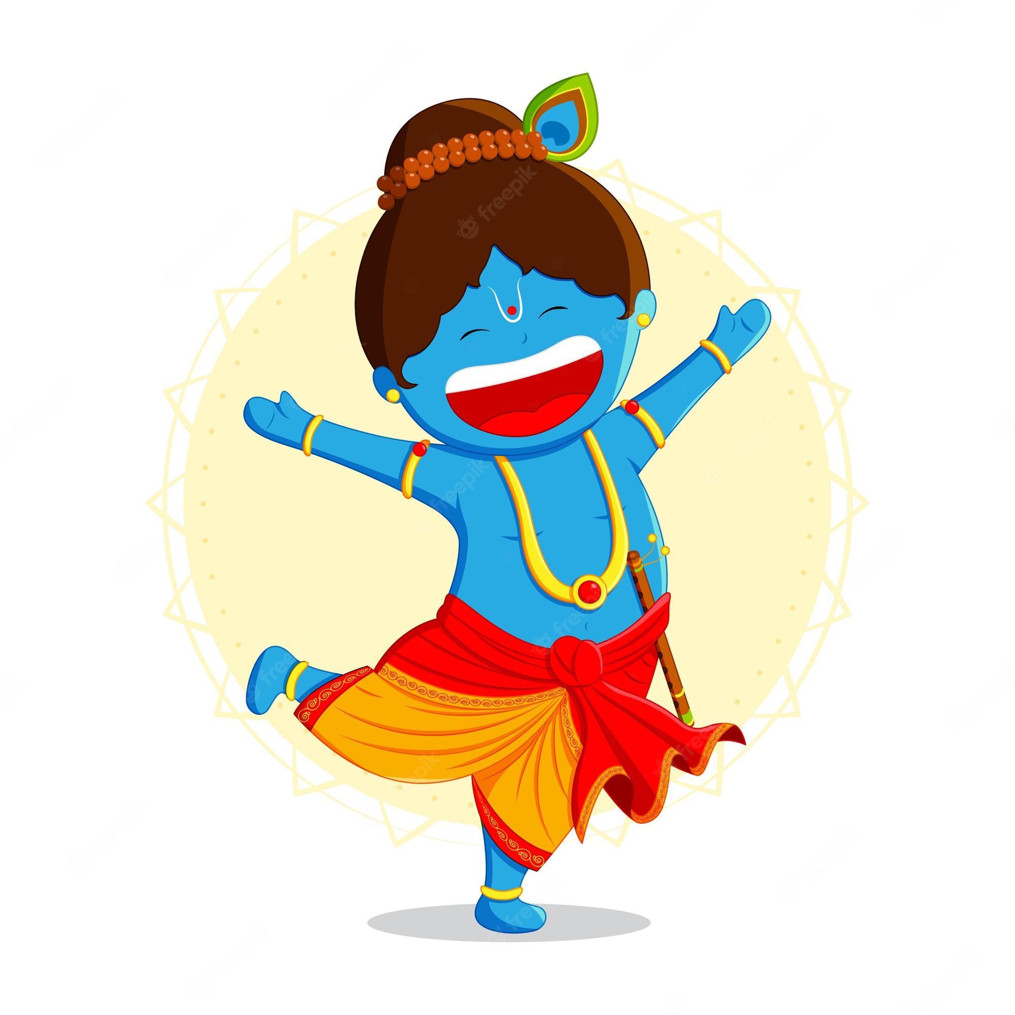 Lord Krishna Cartoon Wallpapers - Top Free Lord Krishna Cartoon ...