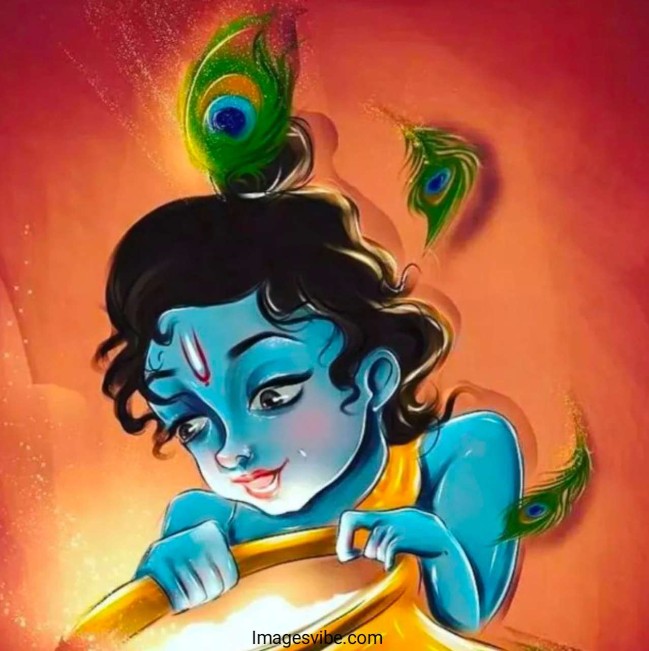 Lord Krishna Cartoon Wallpapers - Top Free Lord Krishna Cartoon ...
