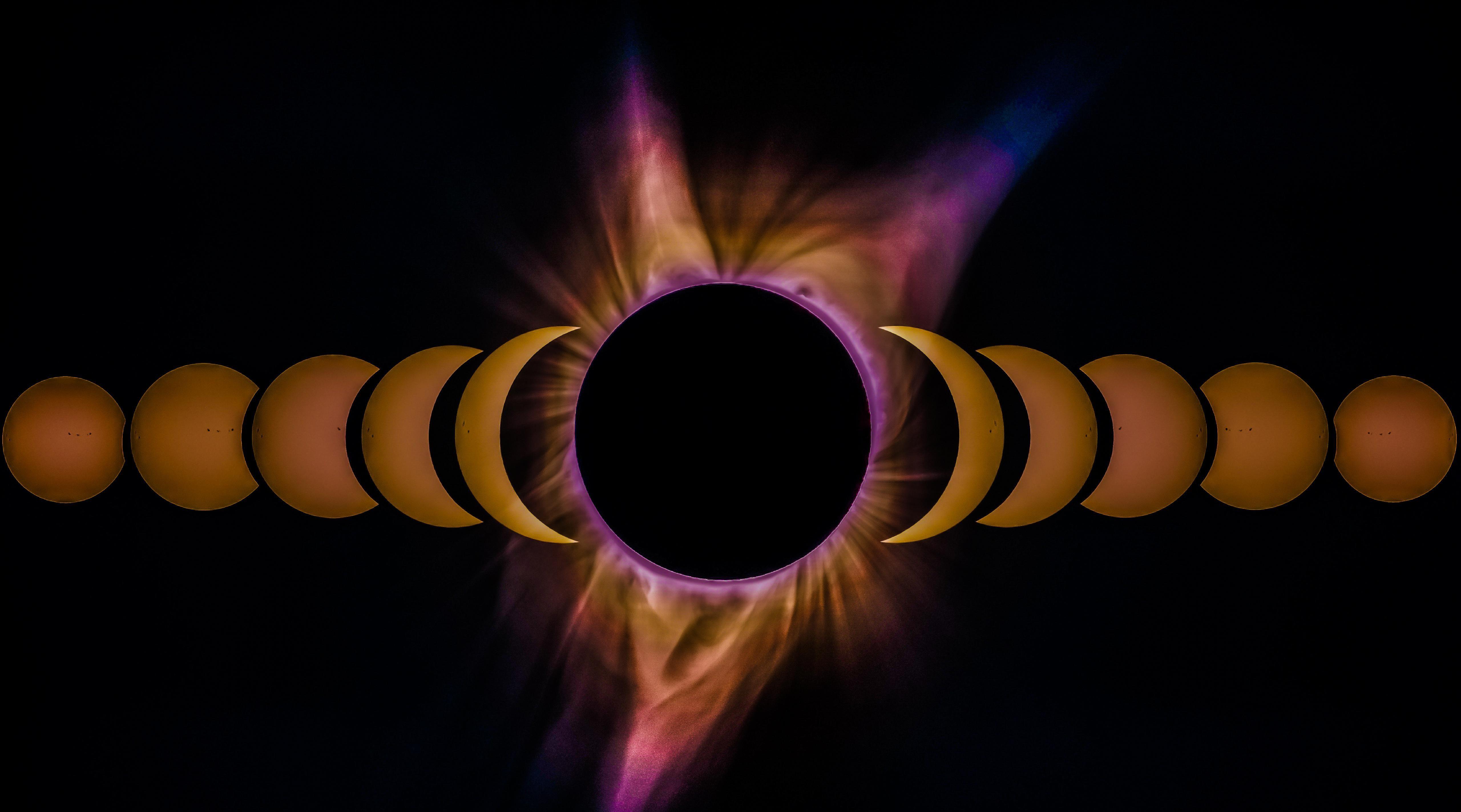 Purple Solar Eclipse Wallpapers - Top Free Purple Solar Eclipse ...