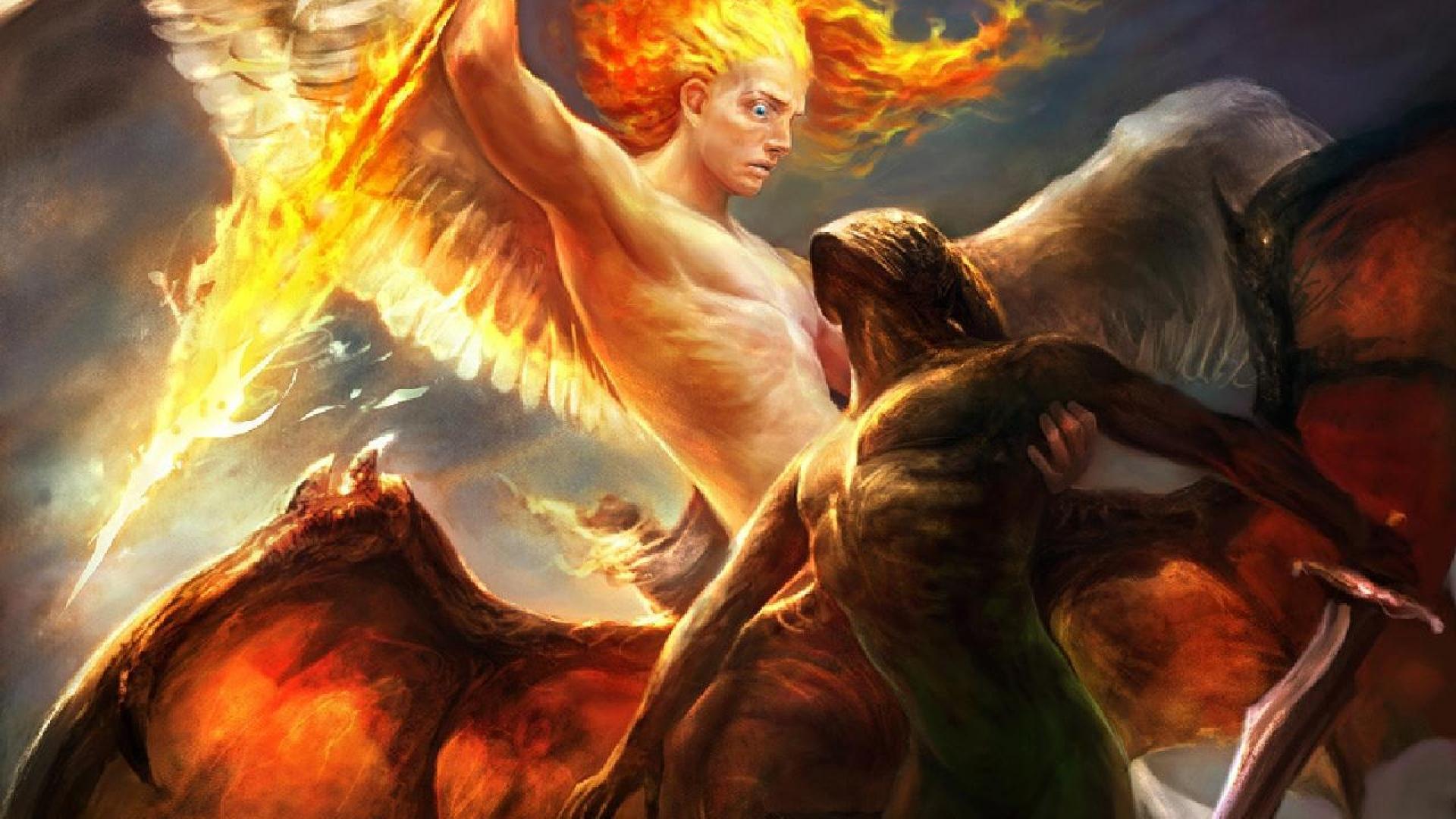 Angels Fighting Demons Wallpapers - Top Free Angels Fighting Demons ...