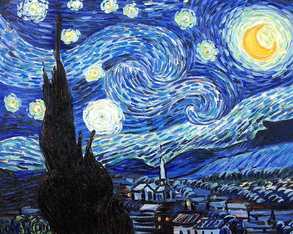 The Starry Night Wallpapers - Top Free The Starry Night Backgrounds ...