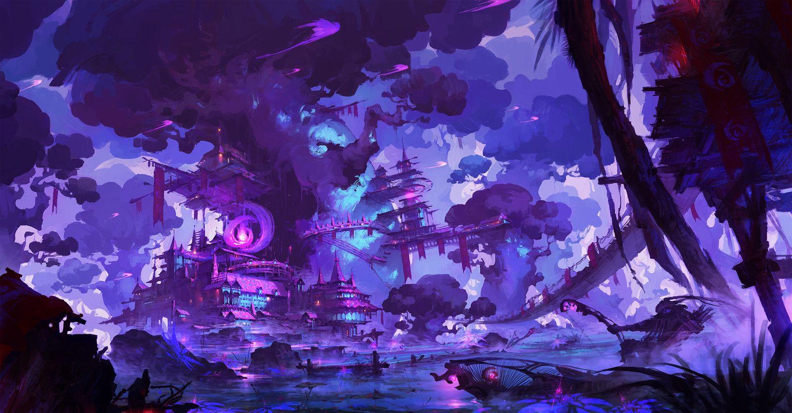 Purple Fantasy Wallpapers - Top Free Purple Fantasy Backgrounds ...