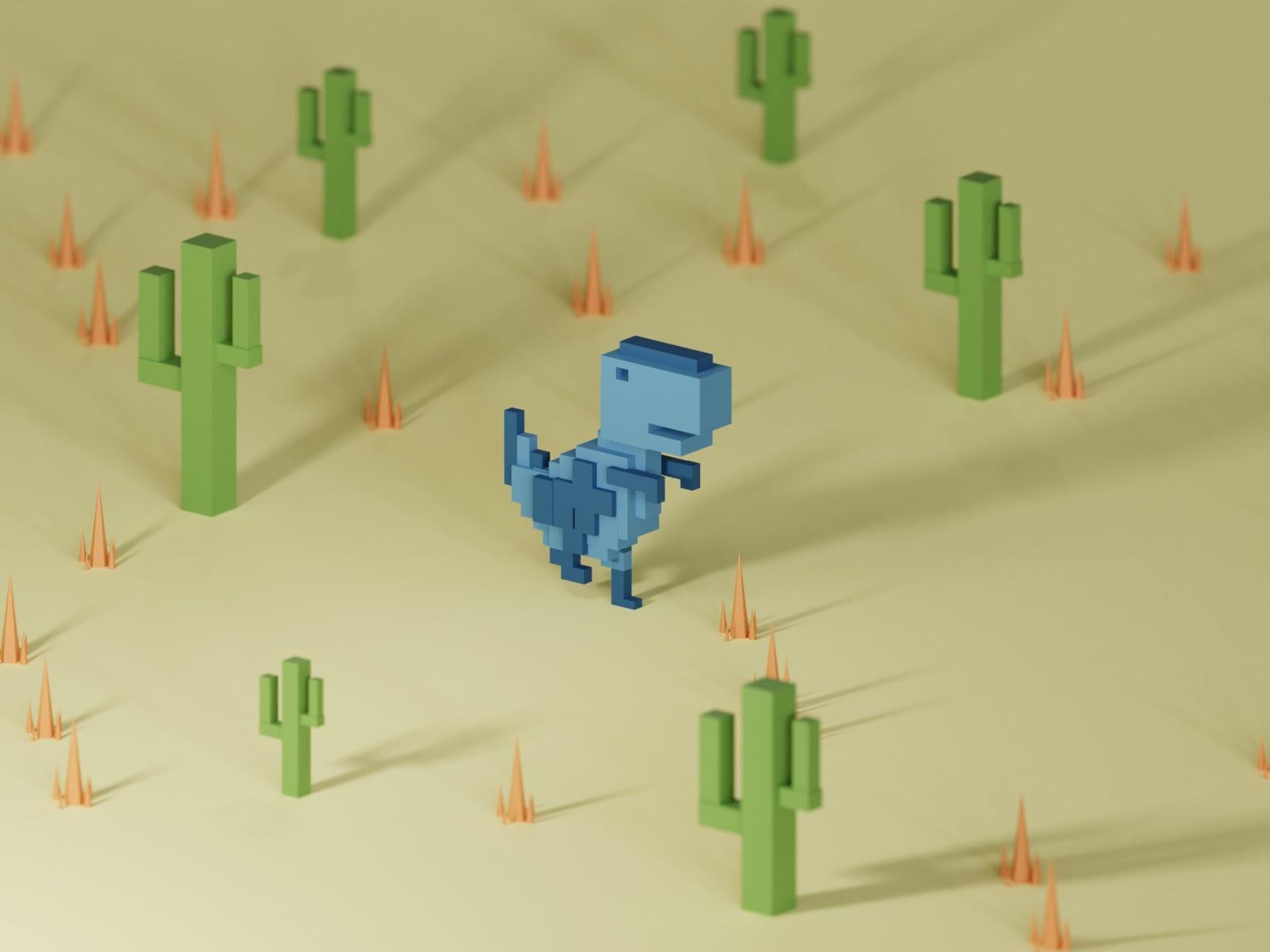 Chrome Dinosaur Wallpapers - Top Free Chrome Dinosaur Backgrounds - WallpaperAccess