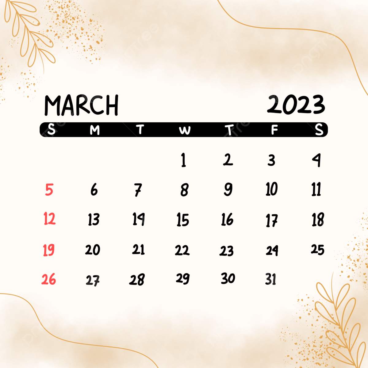 March 2023 Calendar Wallpapers - Top Free March 2023 Calendar ...