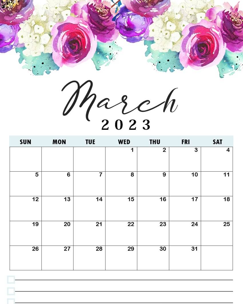March 2023 Calendar Wallpapers - Top Free March 2023 Calendar ...