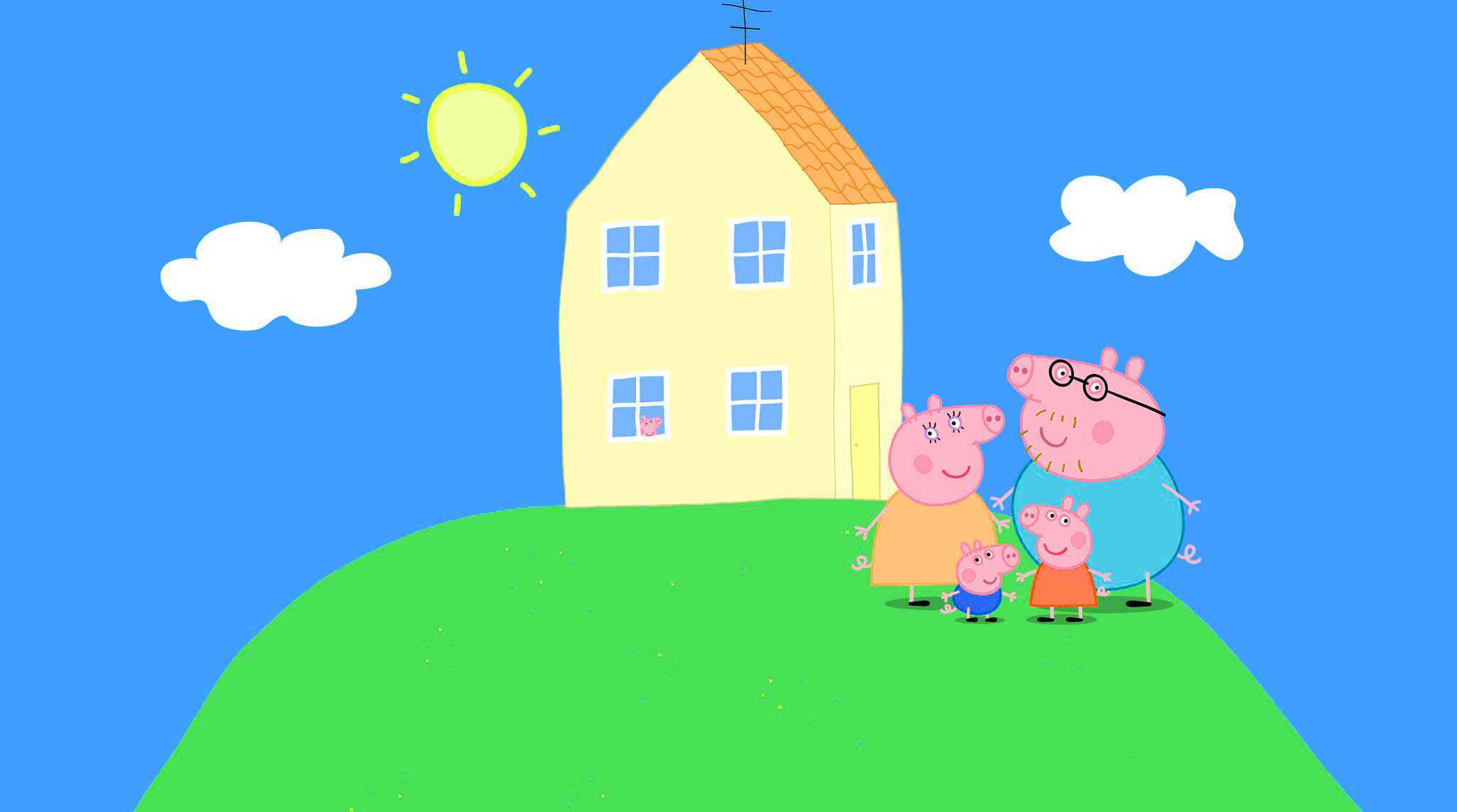 Peppy Pig House Wallpapers - Top Free Peppy Pig House Backgrounds ...