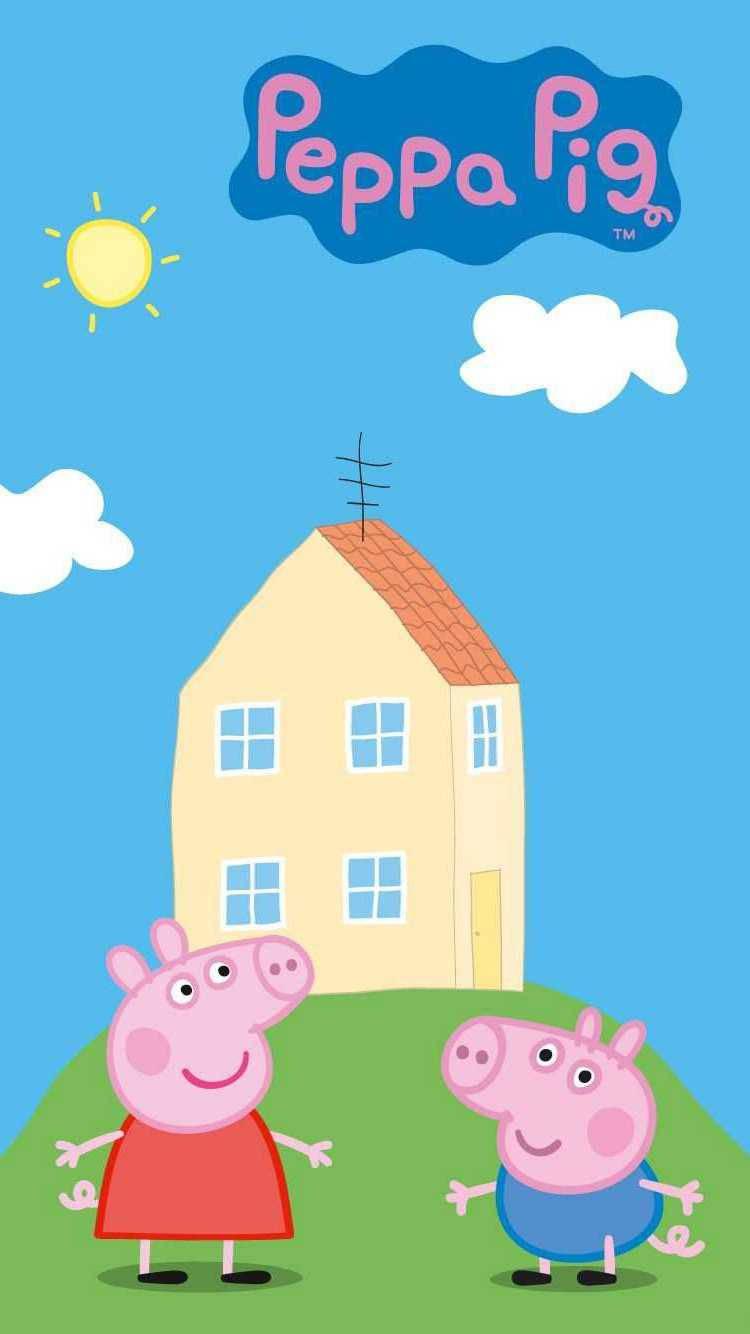 Peppy Pig House Wallpapers - Top Free Peppy Pig House Backgrounds ...