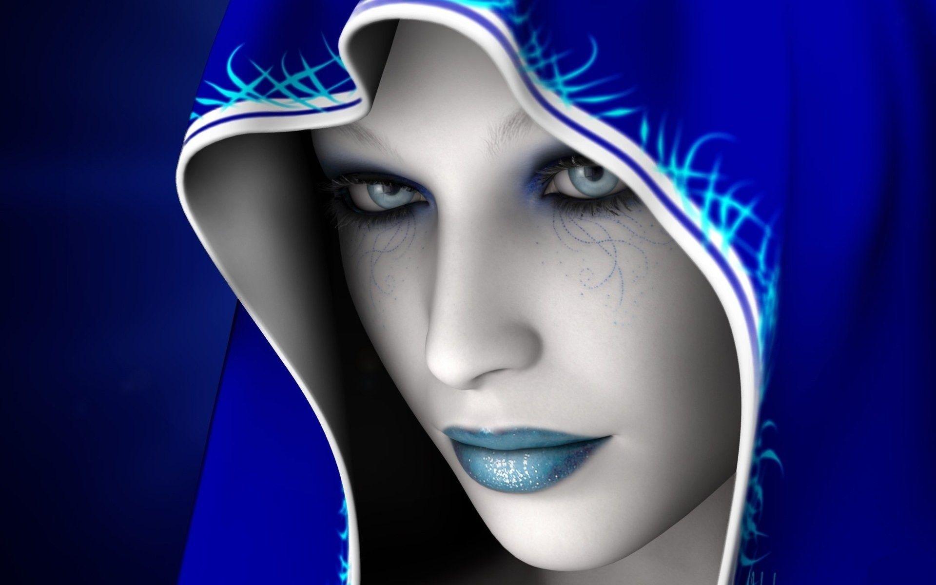 Blue Woman Wallpapers - Top Free Blue Woman Backgrounds - WallpaperAccess