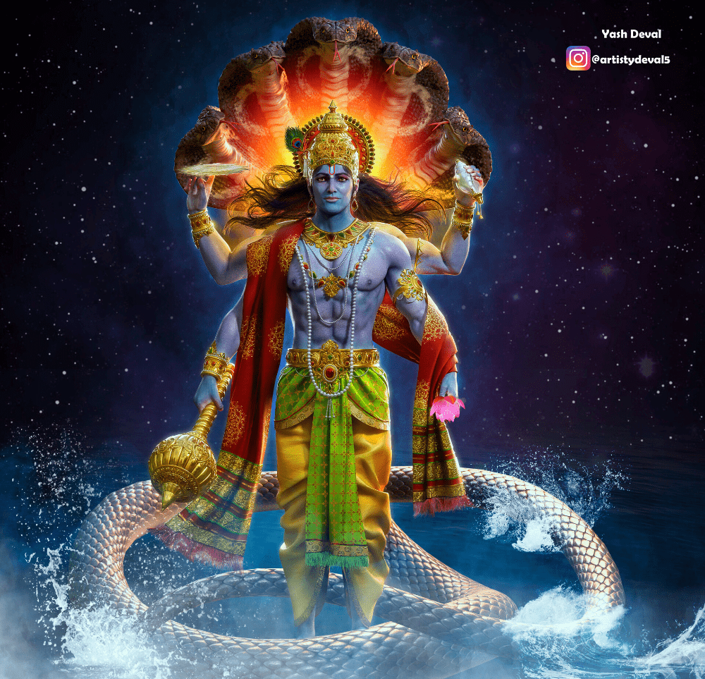 Vishnu Art Wallpapers - Top Free Vishnu Art Backgrounds - WallpaperAccess