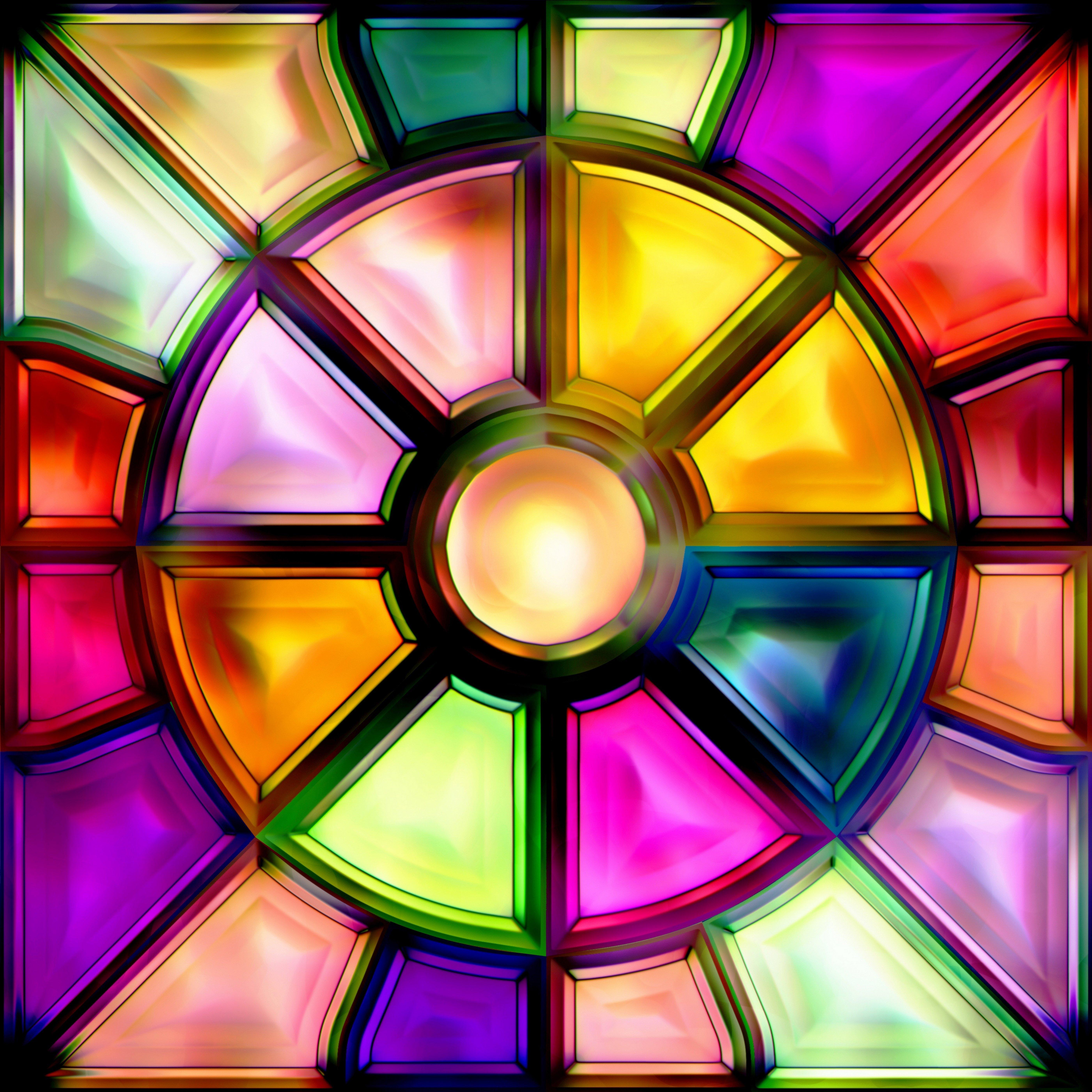 Colorful Stained Glass Wallpapers - Top Free Colorful Stained Glass ...