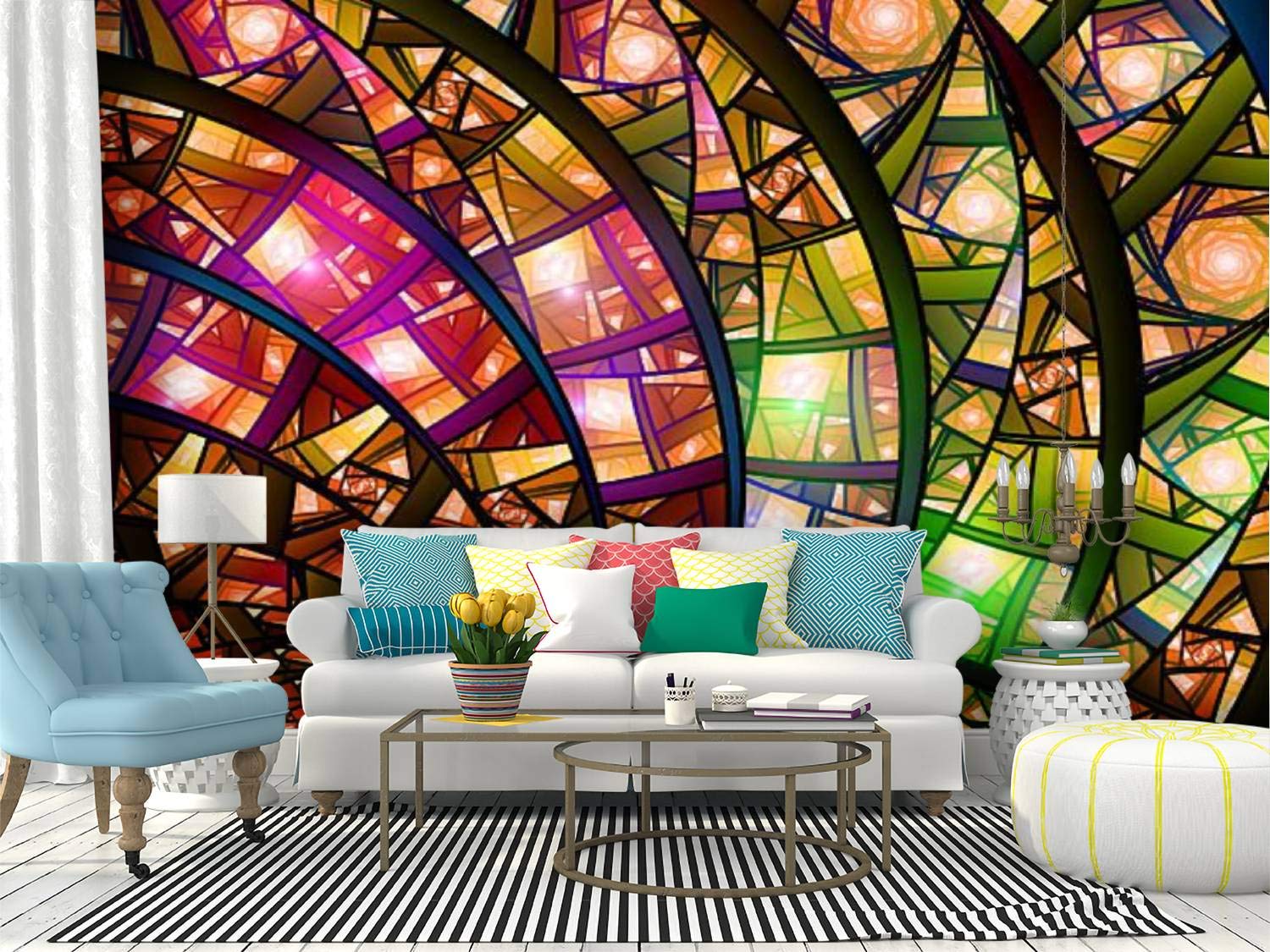 Colorful Stained Glass Wallpapers - Top Free Colorful Stained Glass ...