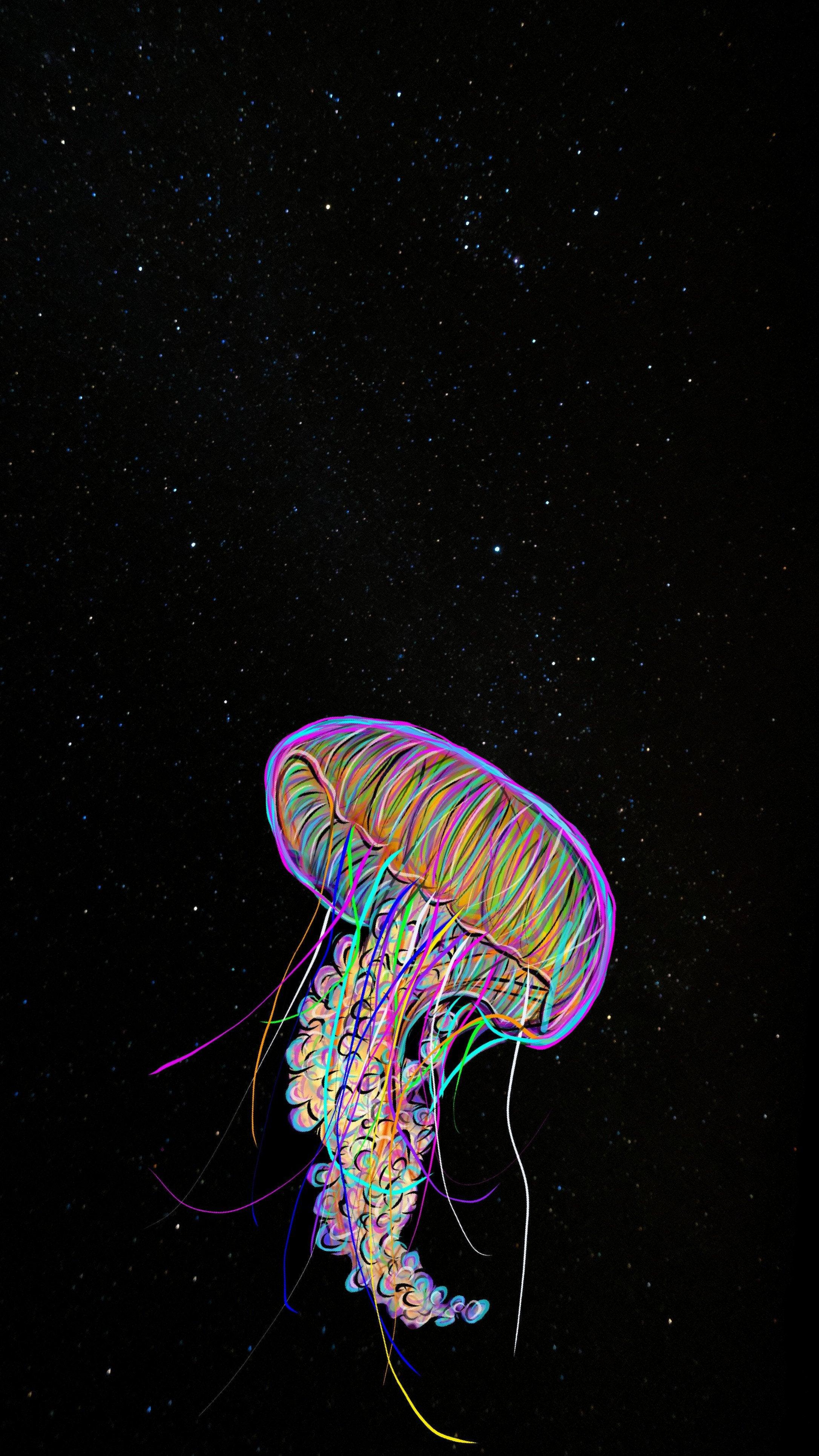 Jellyfish Art Wallpapers - Top Free Jellyfish Art Backgrounds ...