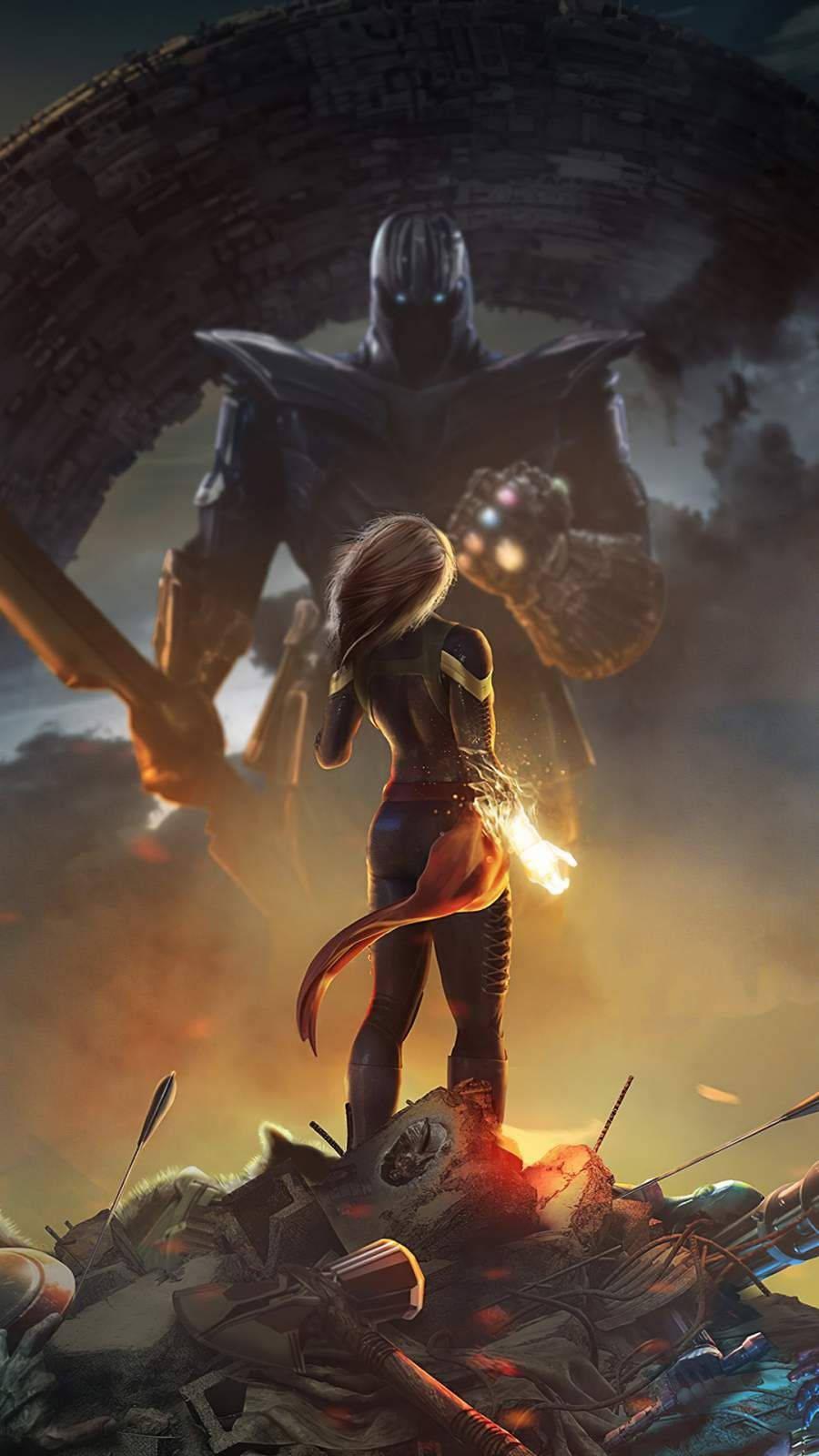 Thor and Captain Marvel Wallpapers - Top Free Thor and Captain Marvel ...