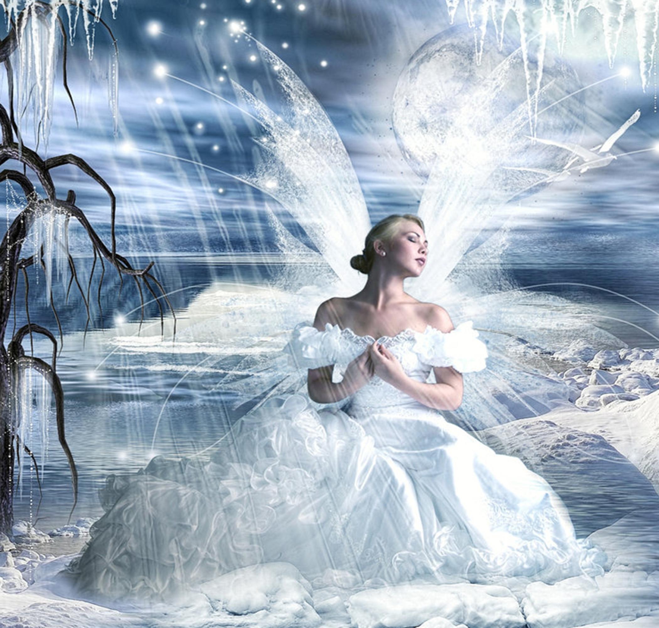 Winter Fairy Desktop Wallpapers - Top Free Winter Fairy Desktop ...