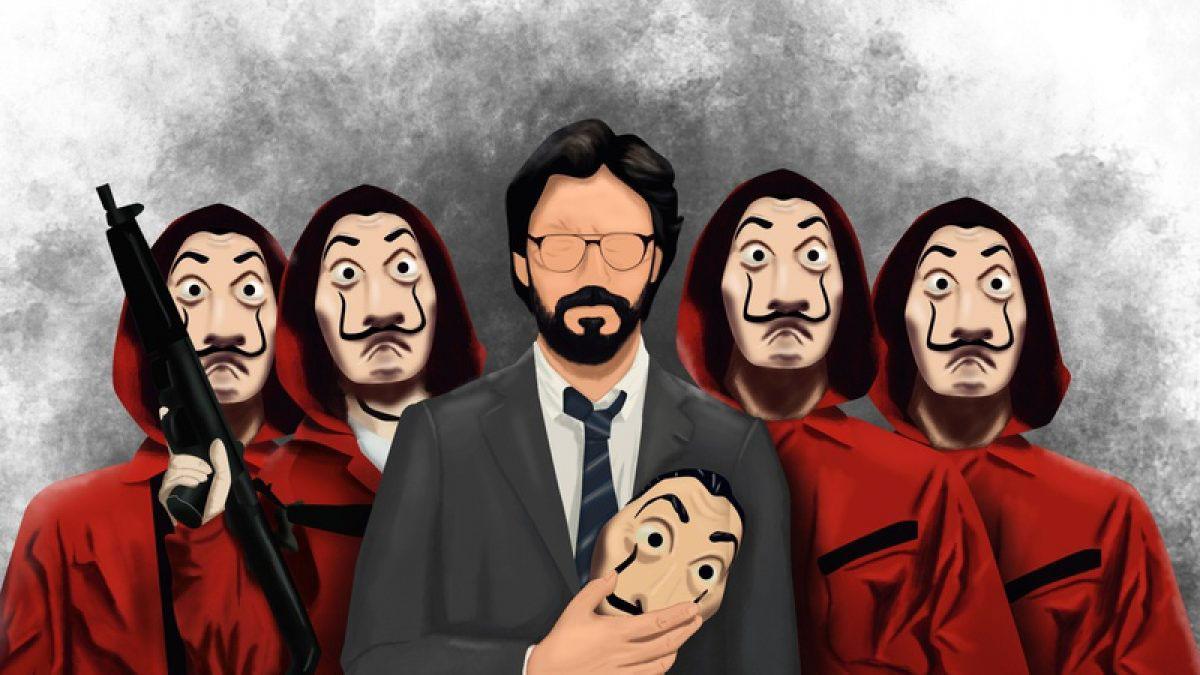 Money Heist Logo Wallpapers - Top Free Money Heist Logo Backgrounds ...