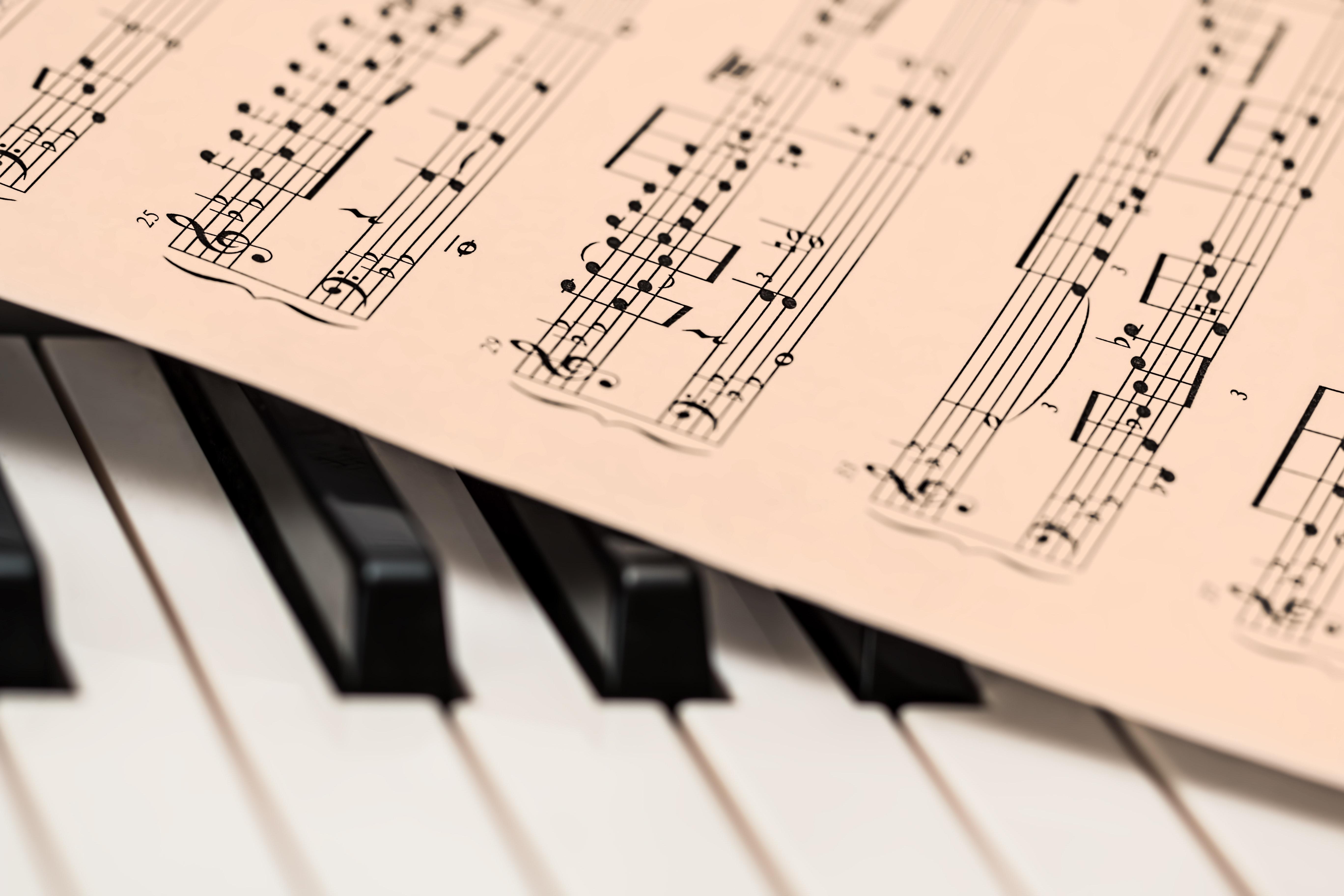 Piano Notes Wallpapers - Top Free Piano Notes Backgrounds - WallpaperAccess