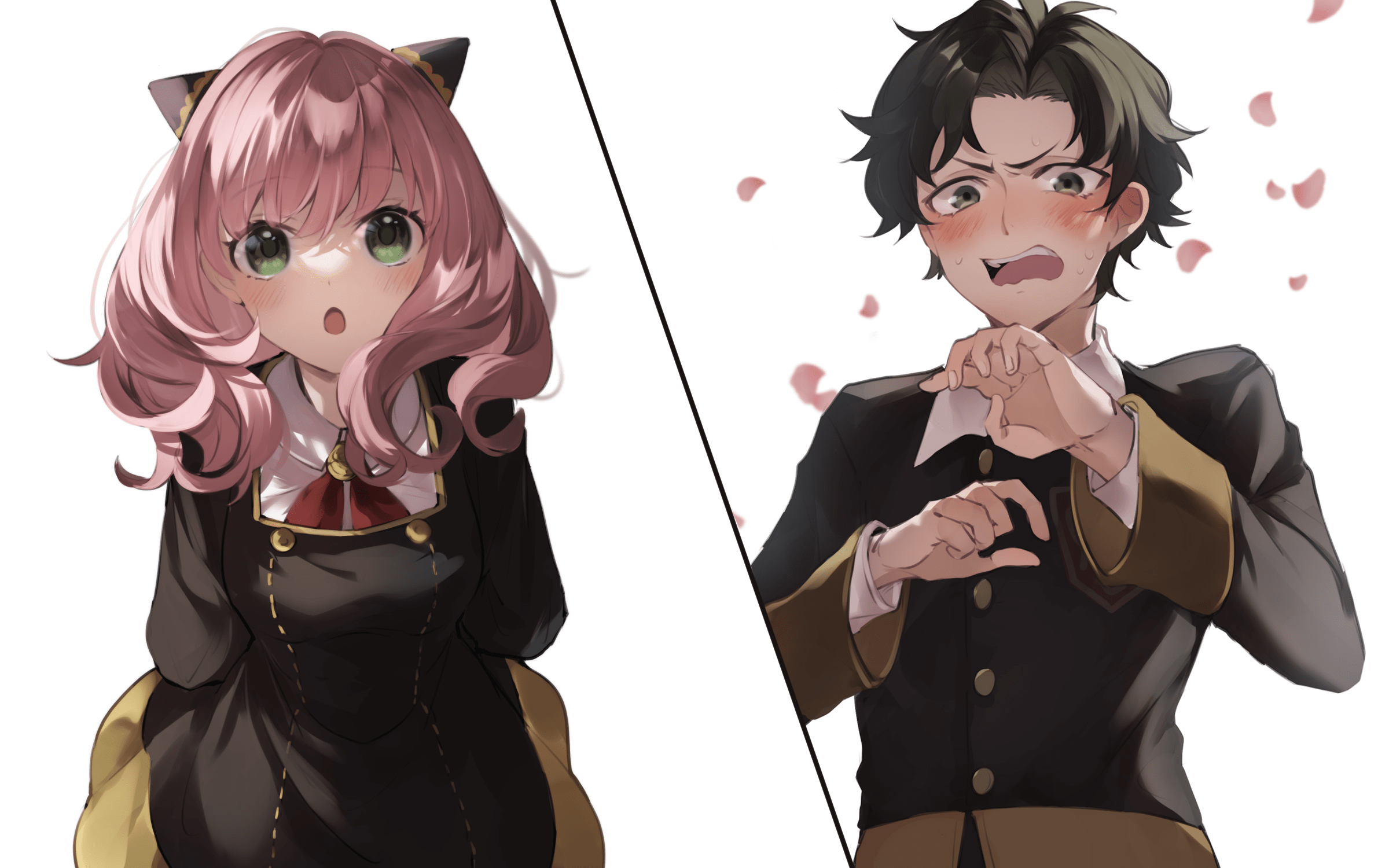 Anya and Damian Wallpapers - Top Free Anya and Damian Backgrounds - WallpaperAccess