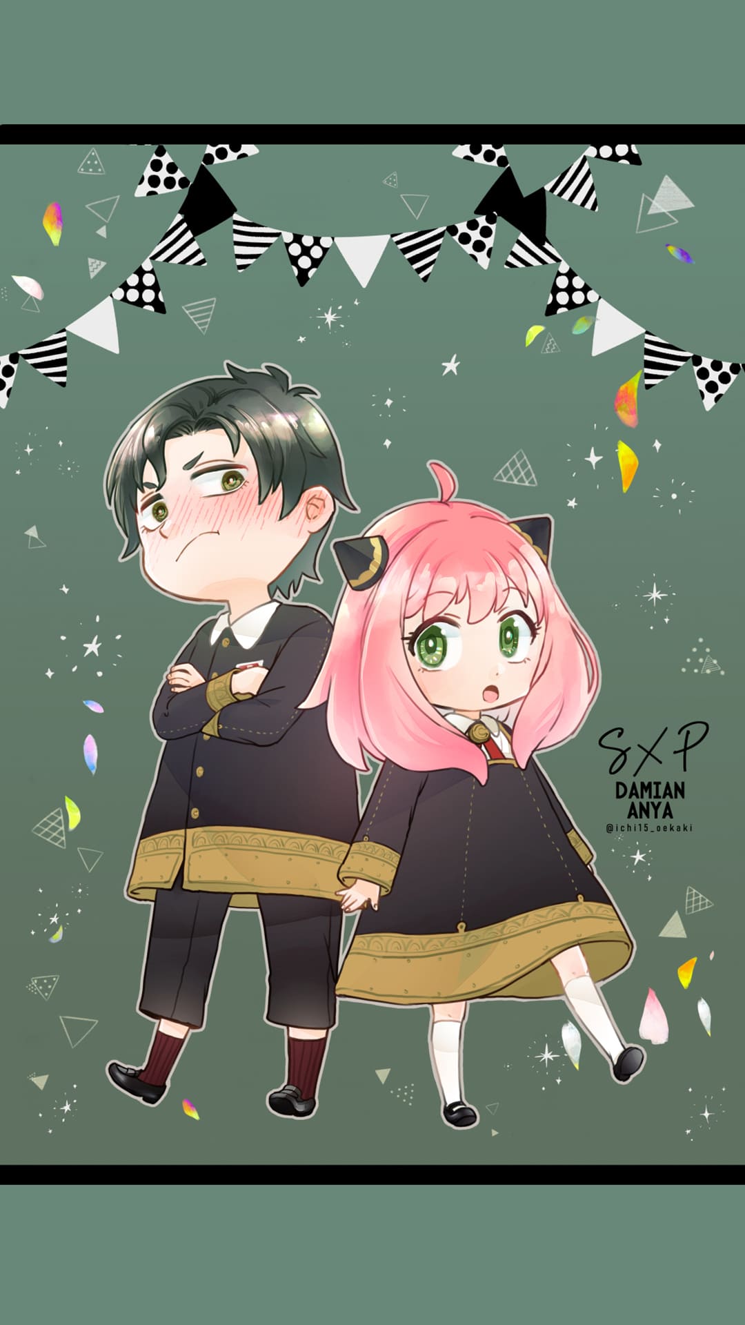 Anya and Damian Wallpapers - Top Free Anya and Damian Backgrounds - WallpaperAccess