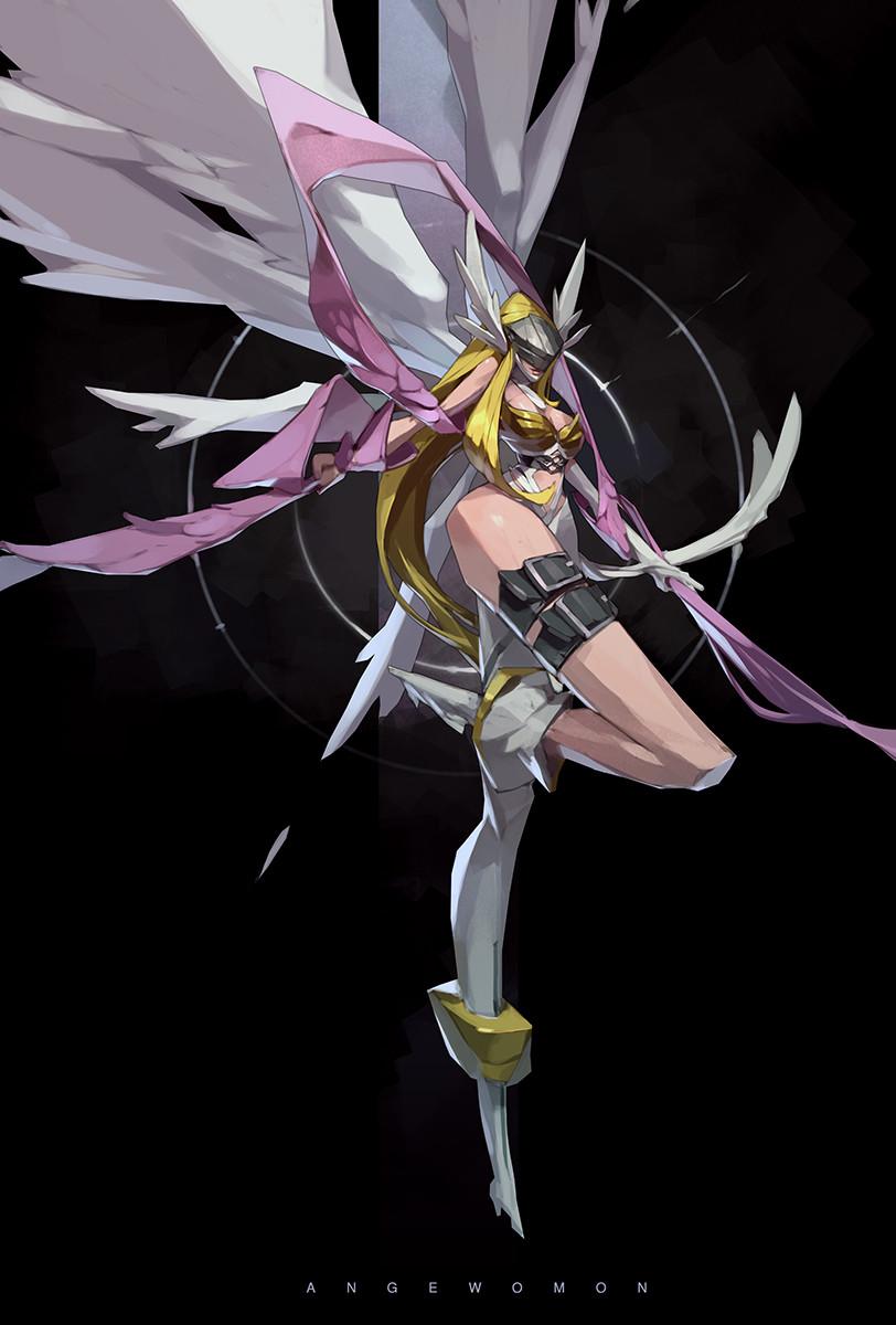 Angewomon Wallpapers - Top Free Angewomon Backgrounds - WallpaperAccess