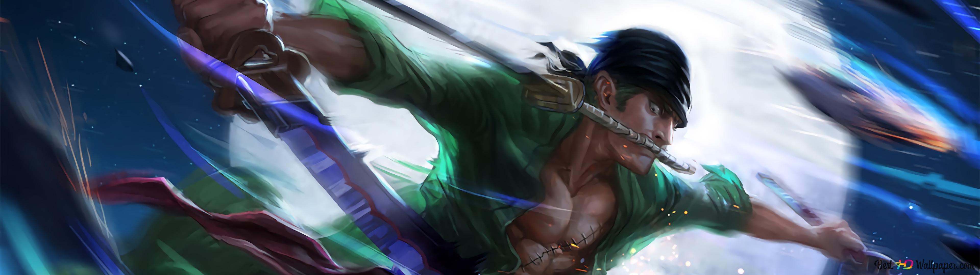 Zoro Dual Screen Wallpapers - Top Free Zoro Dual Screen Backgrounds ...