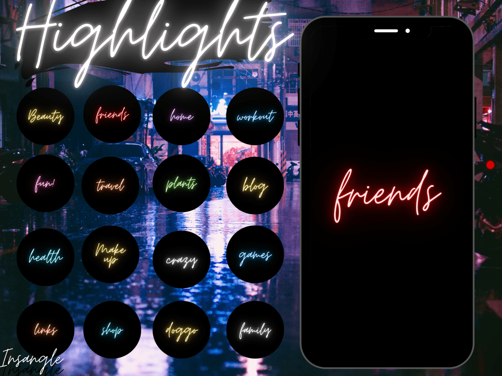 Instagram Neon Wallpapers - Top Free Instagram Neon Backgrounds ...