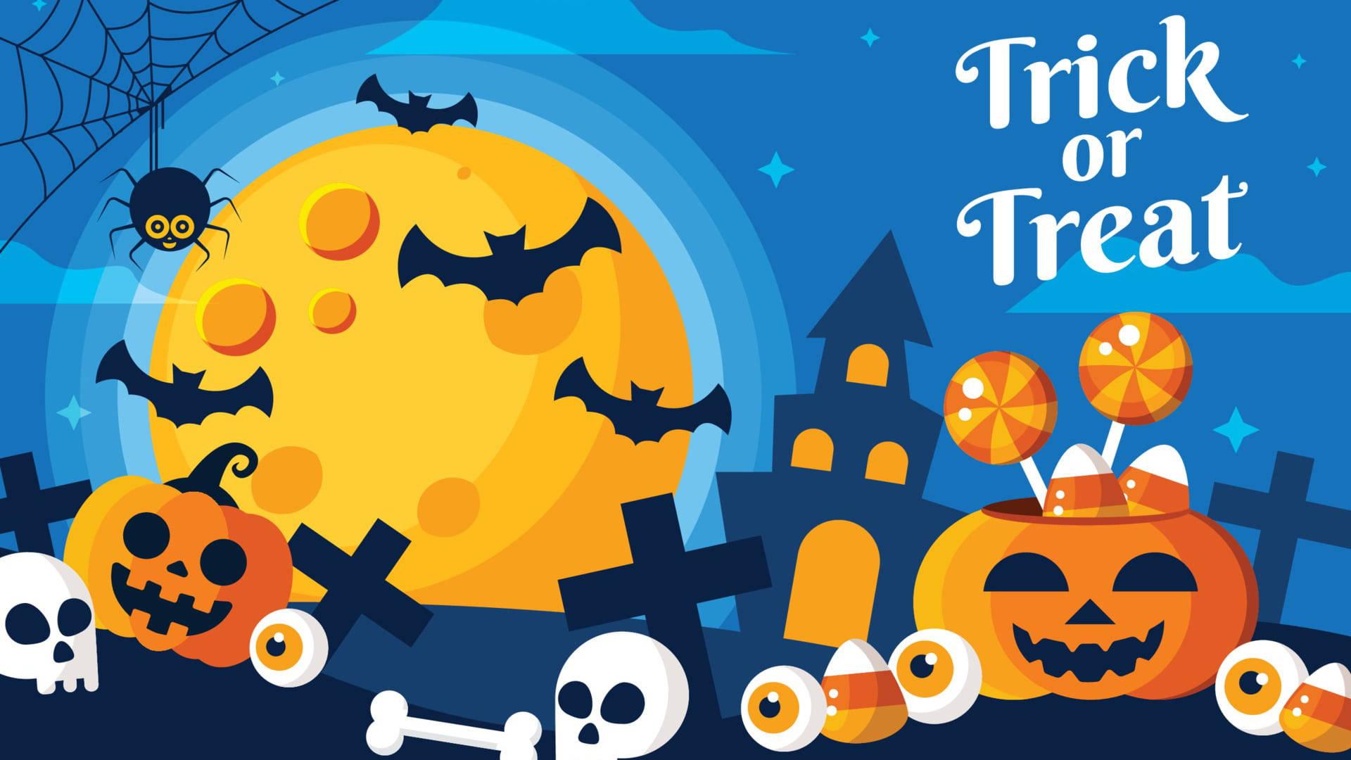Cute Trick Or Treat Wallpapers Top Free Cute Trick Or Treat Backgrounds Wallpaperaccess