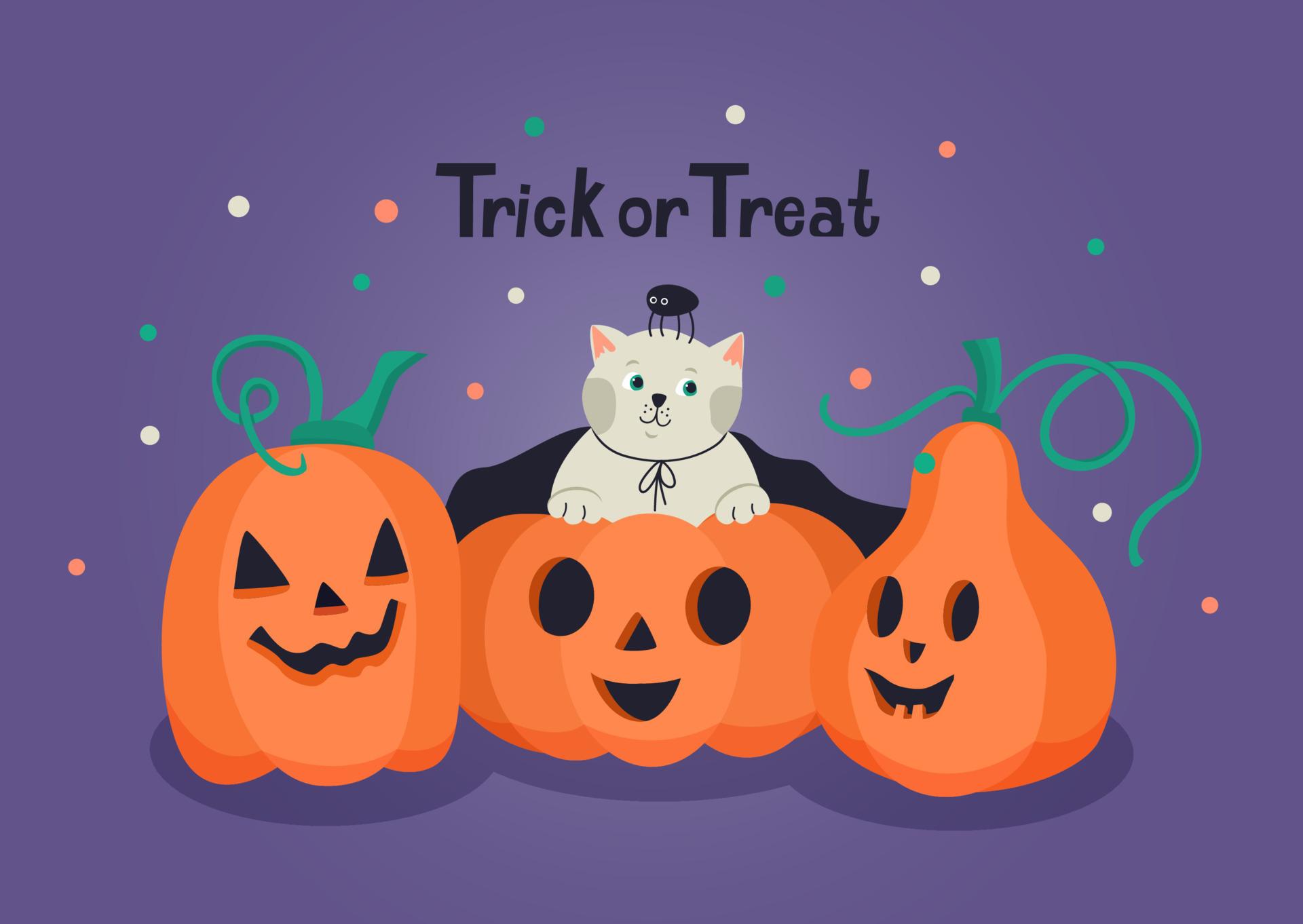 Cute Trick Or Treat Wallpapers Top Free Cute Trick Or Treat Backgrounds Wallpaperaccess