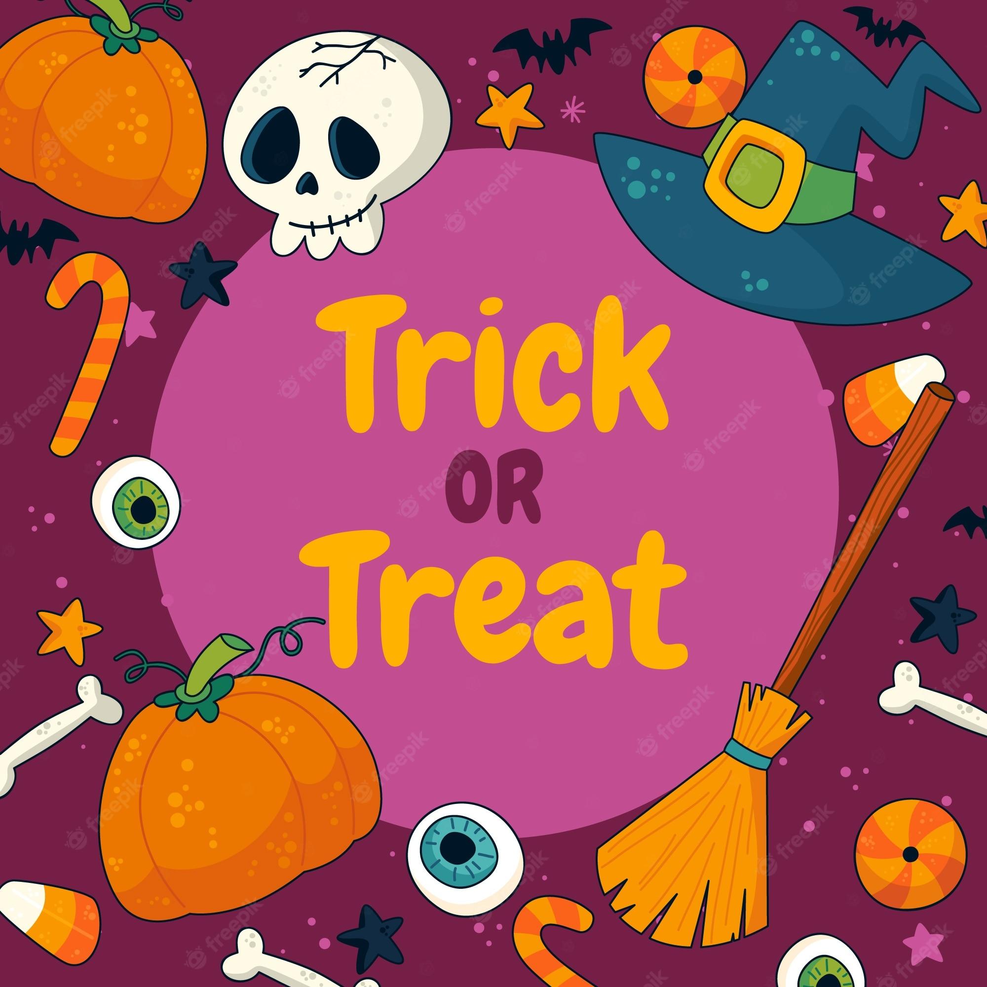 Cute Trick or Treat Wallpapers - Top Free Cute Trick or Treat ...