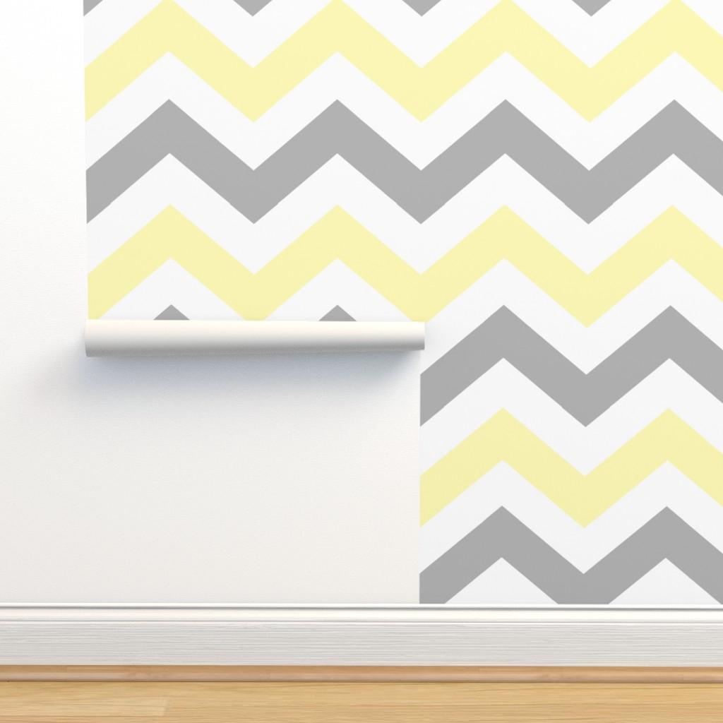 Gray And Yellow Chevron Wallpaper Border at Russell Hixson blog