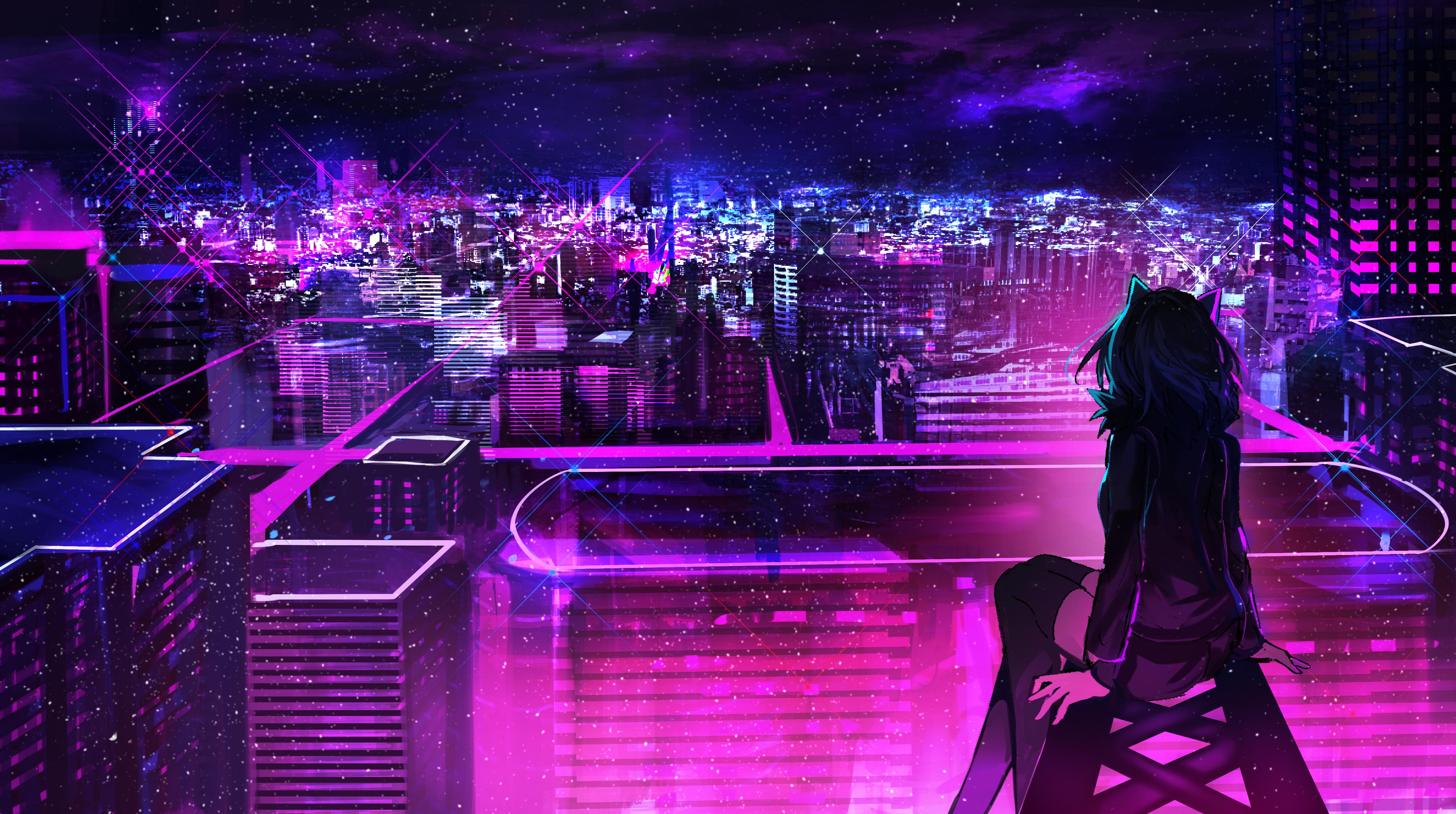 4k Purple Anime Wallpapers - Top Free 4k Purple Anime Backgrounds ...