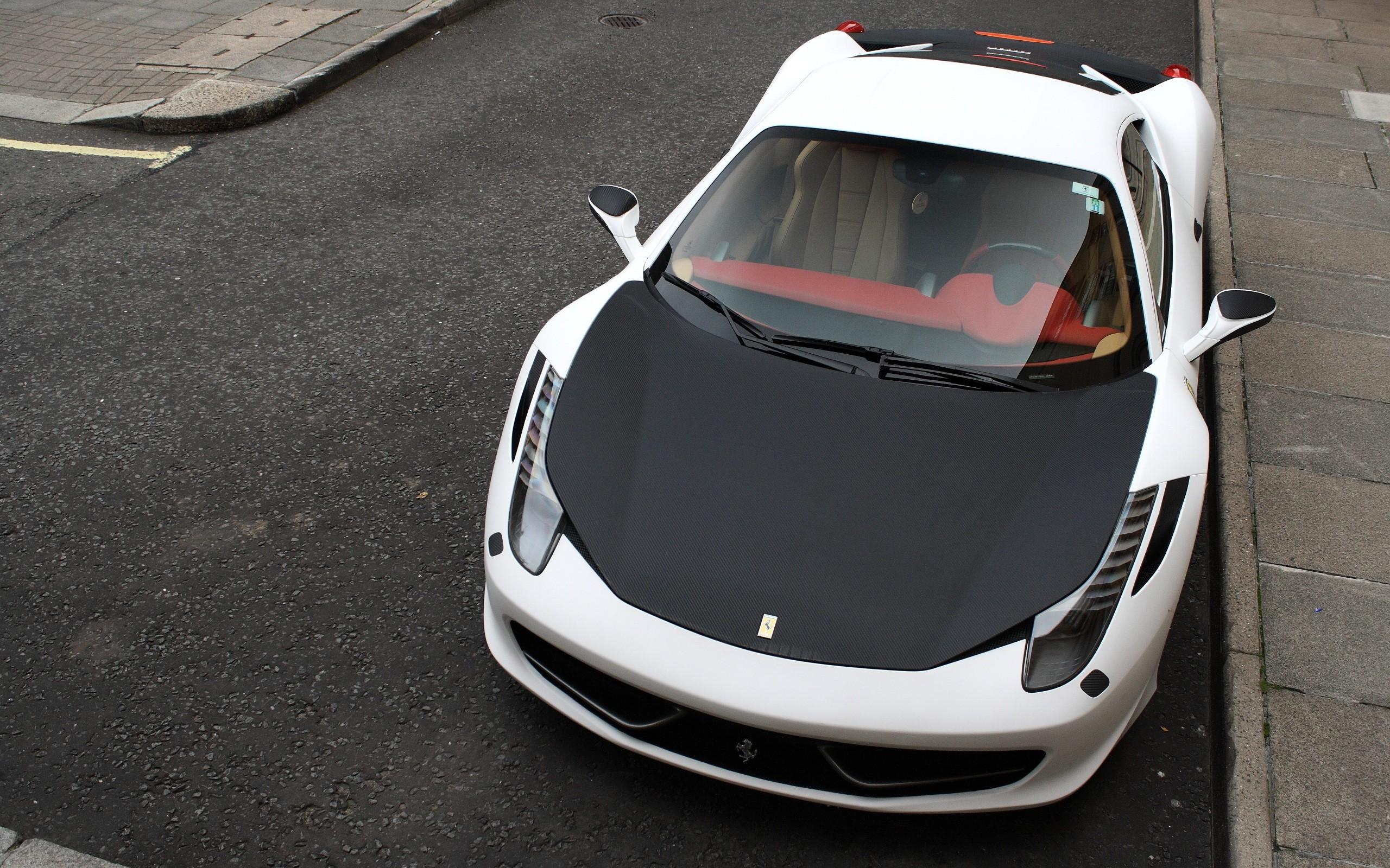 White Ferrari Desktop Wallpapers - Top Free White Ferrari Desktop ...