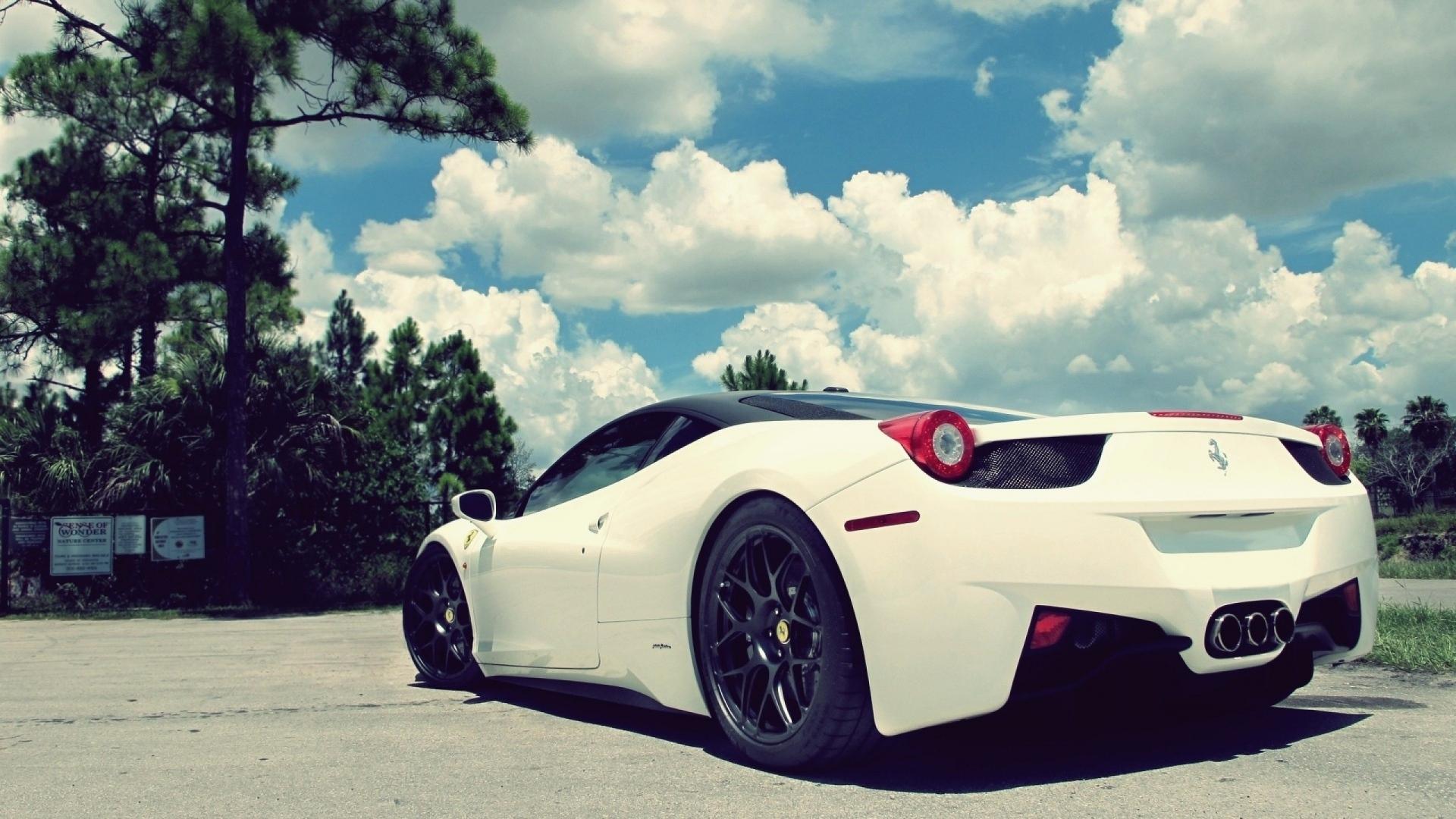 White Ferrari Desktop Wallpapers - Top Free White Ferrari Desktop ...