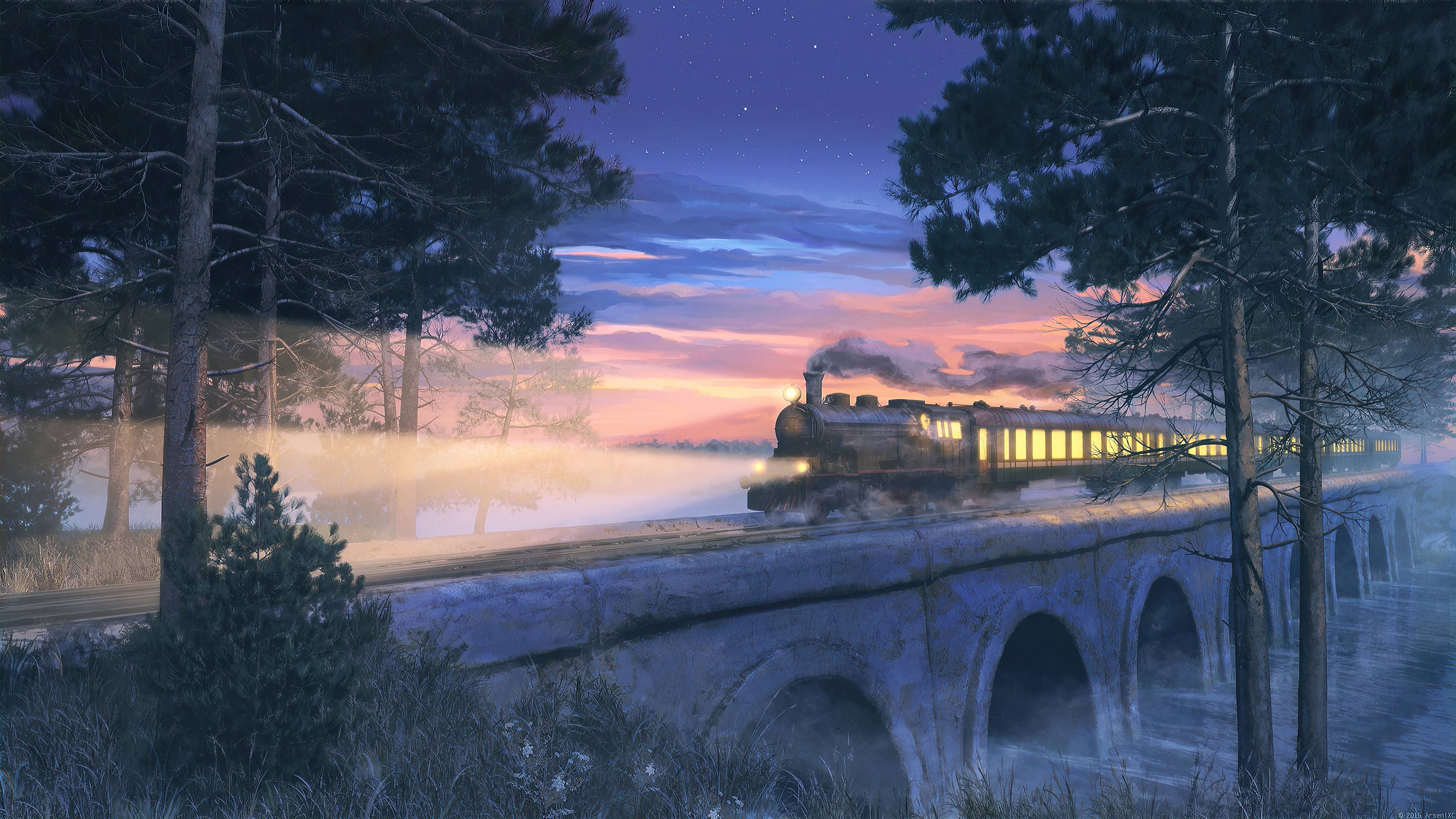 Night Train 8K Wallpapers - Top Free Night Train 8K Backgrounds ...