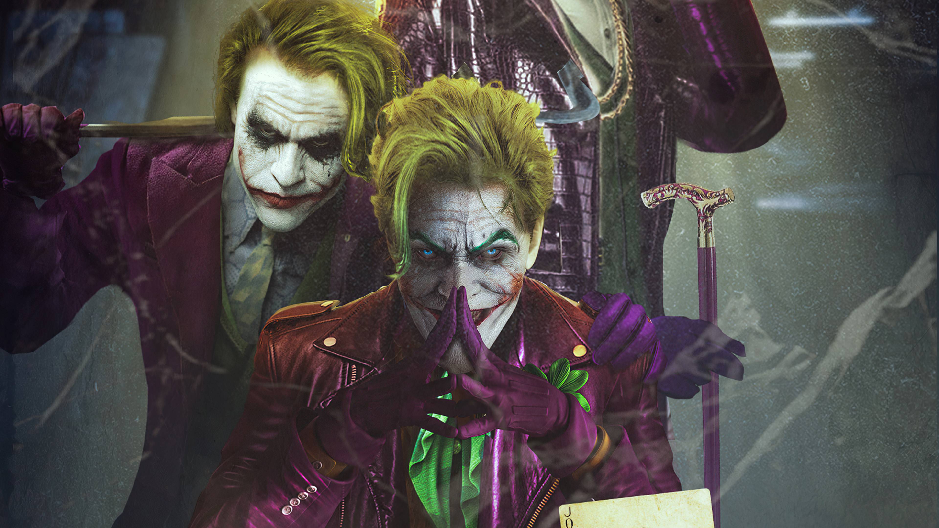 Three Joker Wallpapers - Top Free Three Joker Backgrounds - WallpaperAccess