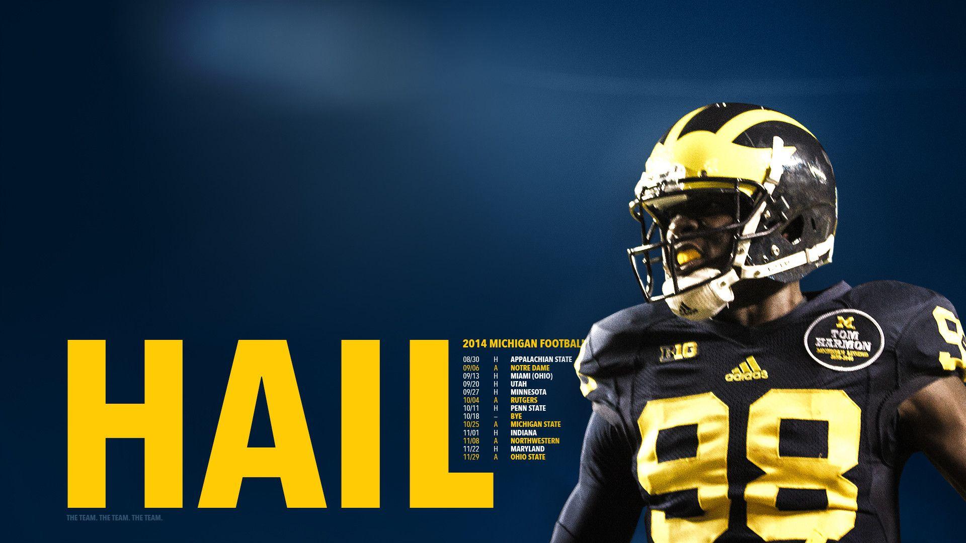 University of Michigan Football Wallpapers - Top Free University of ...